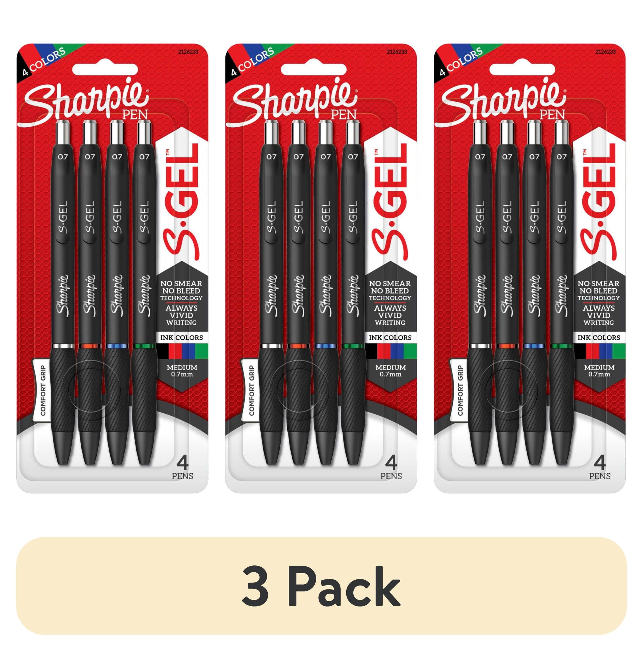(3 pack) Sharpie S-Gel Pens 0.7 mm Pen Point Size - Assorted Gel-based ...