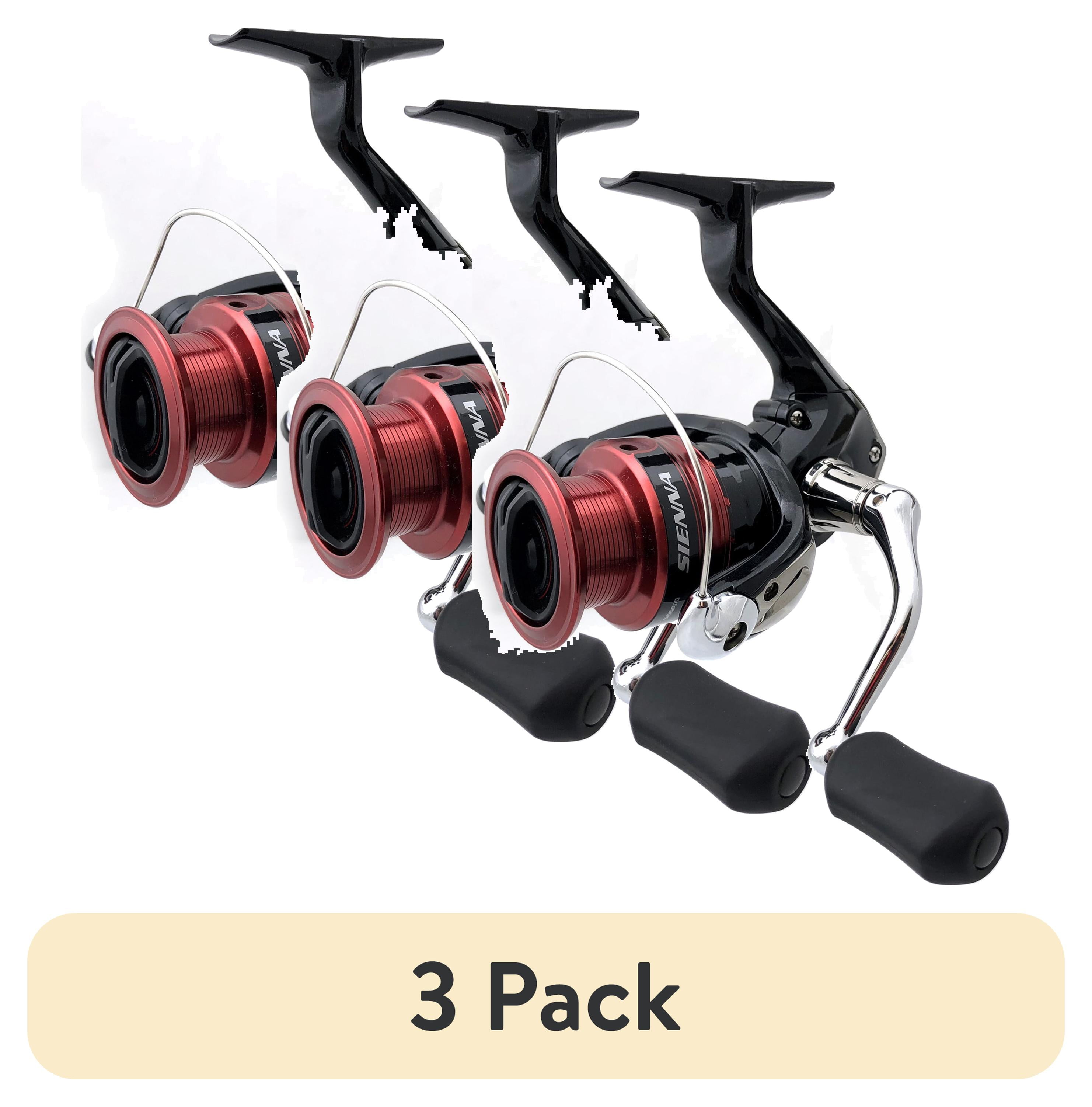 Shimano Sienna 500 FG Spinning Reels 3 Pack with G-Free Body and Super ...