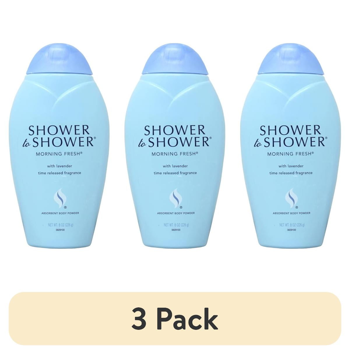 (3 pack) Shower to Shower Body Powder, Morning Fresh w/ Lavender - 8 oz ...