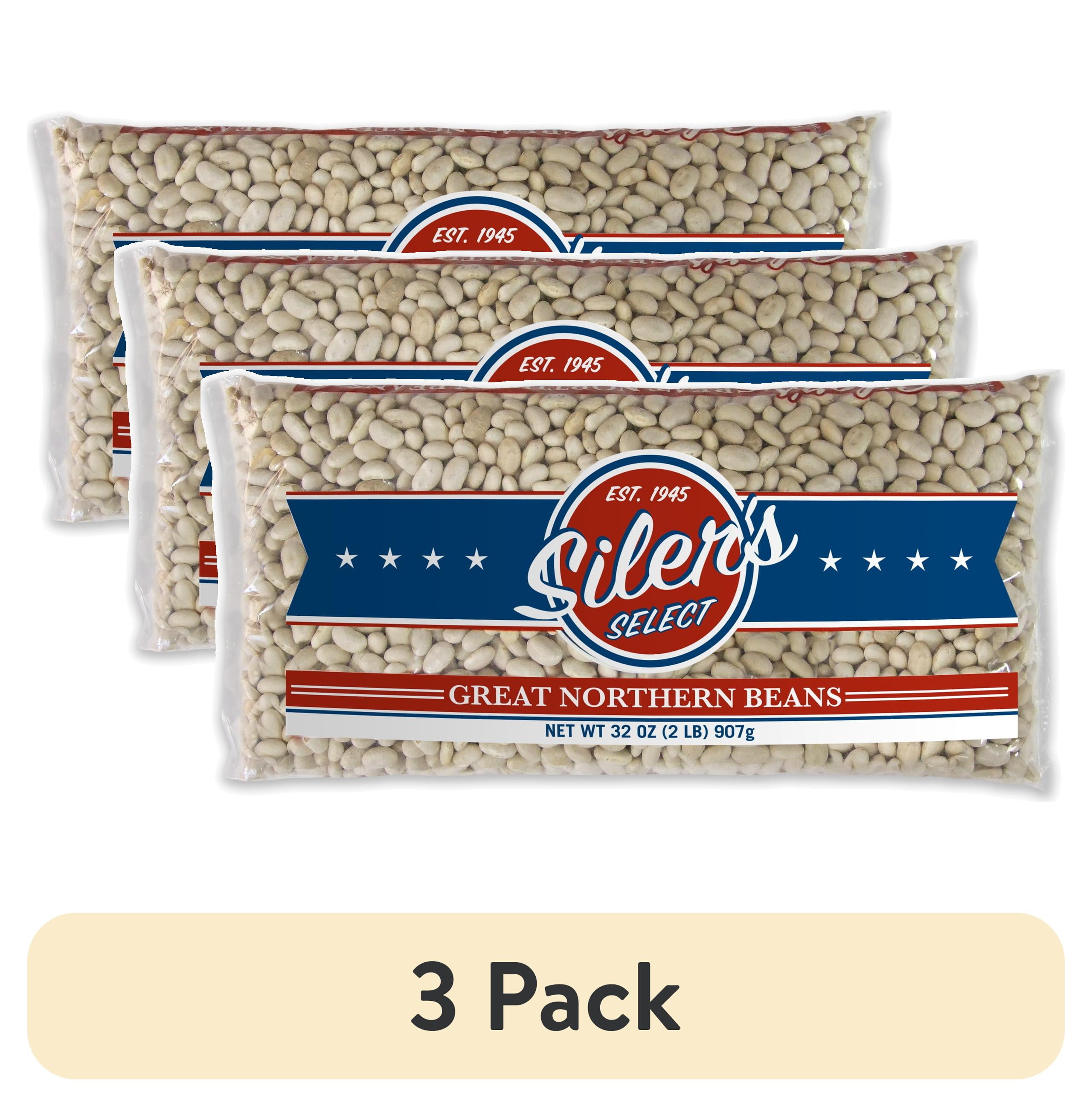 (3 pack) Siler's Select Great Northern Beans, 32.0 OZ - Walmart.com
