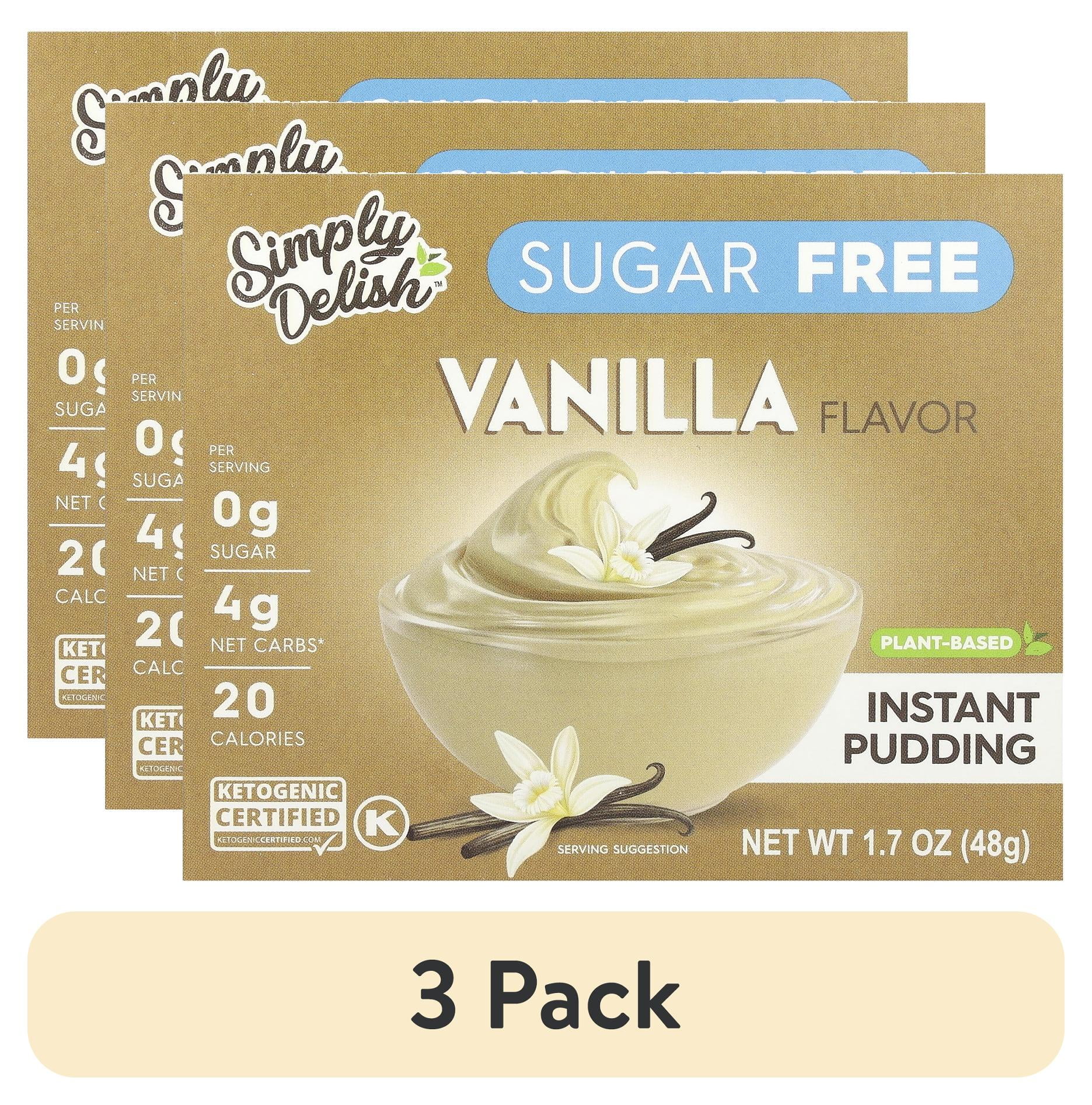 (3 pack) Simply Delish Pudding Mix - Vanilla , 1.7 Oz - Walmart.com