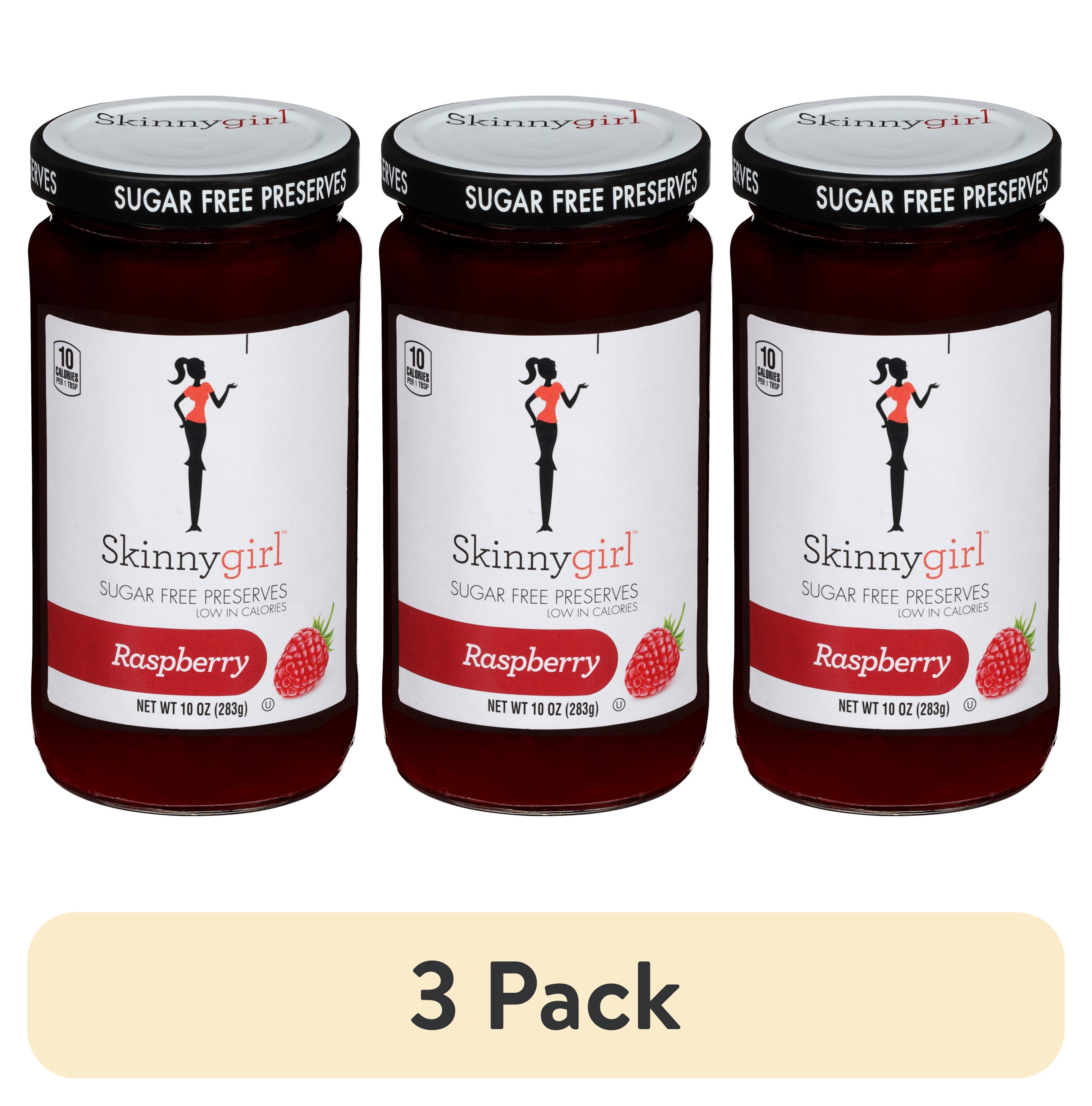 (3 pack) Skinnygirl Sugar Free Raspberry Preserves, Kosher, 10 oz ...