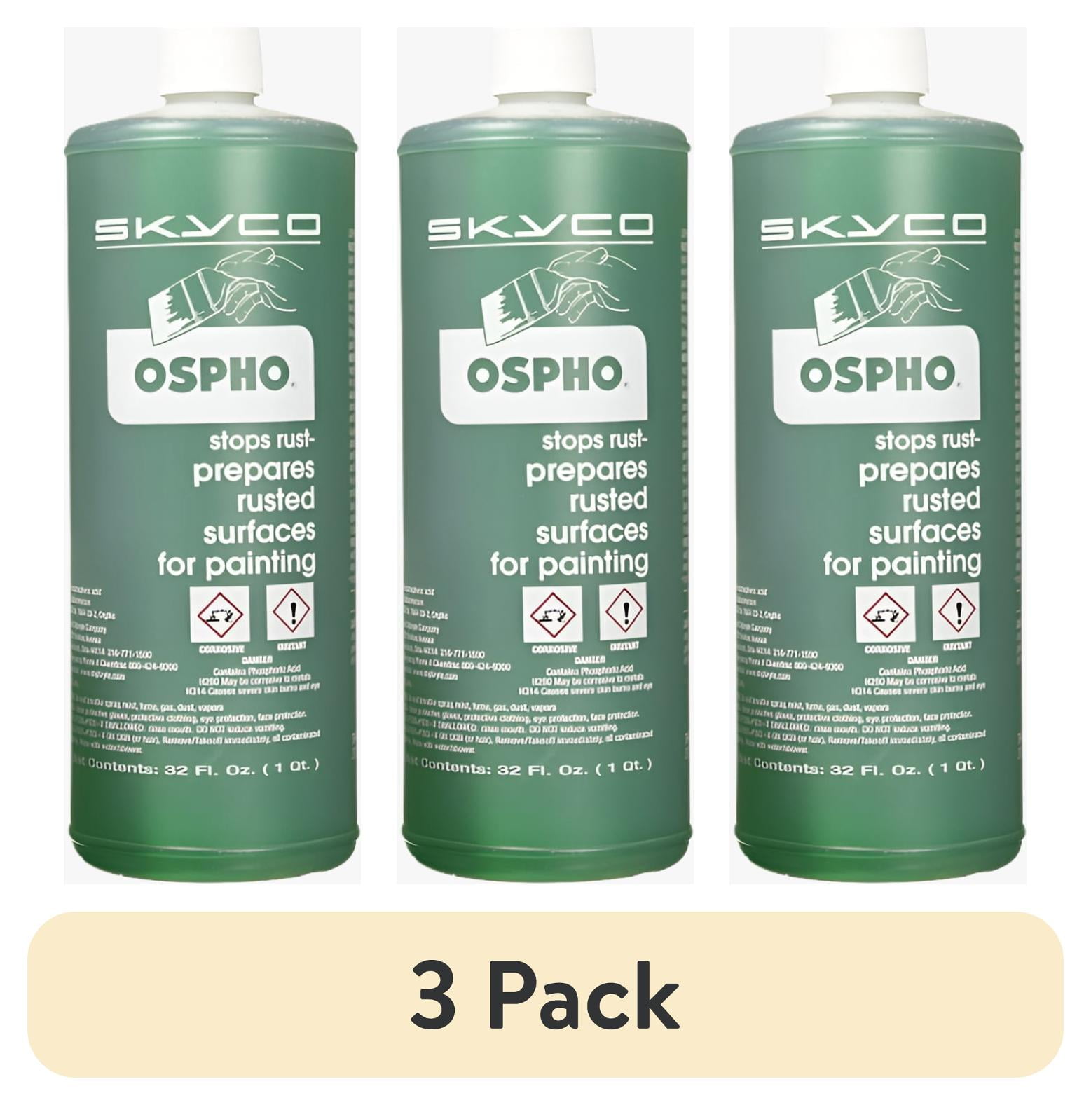 (3 pack) Skyco Ospho 605 Metal Rust Prevention Treatment 1 Quart ...