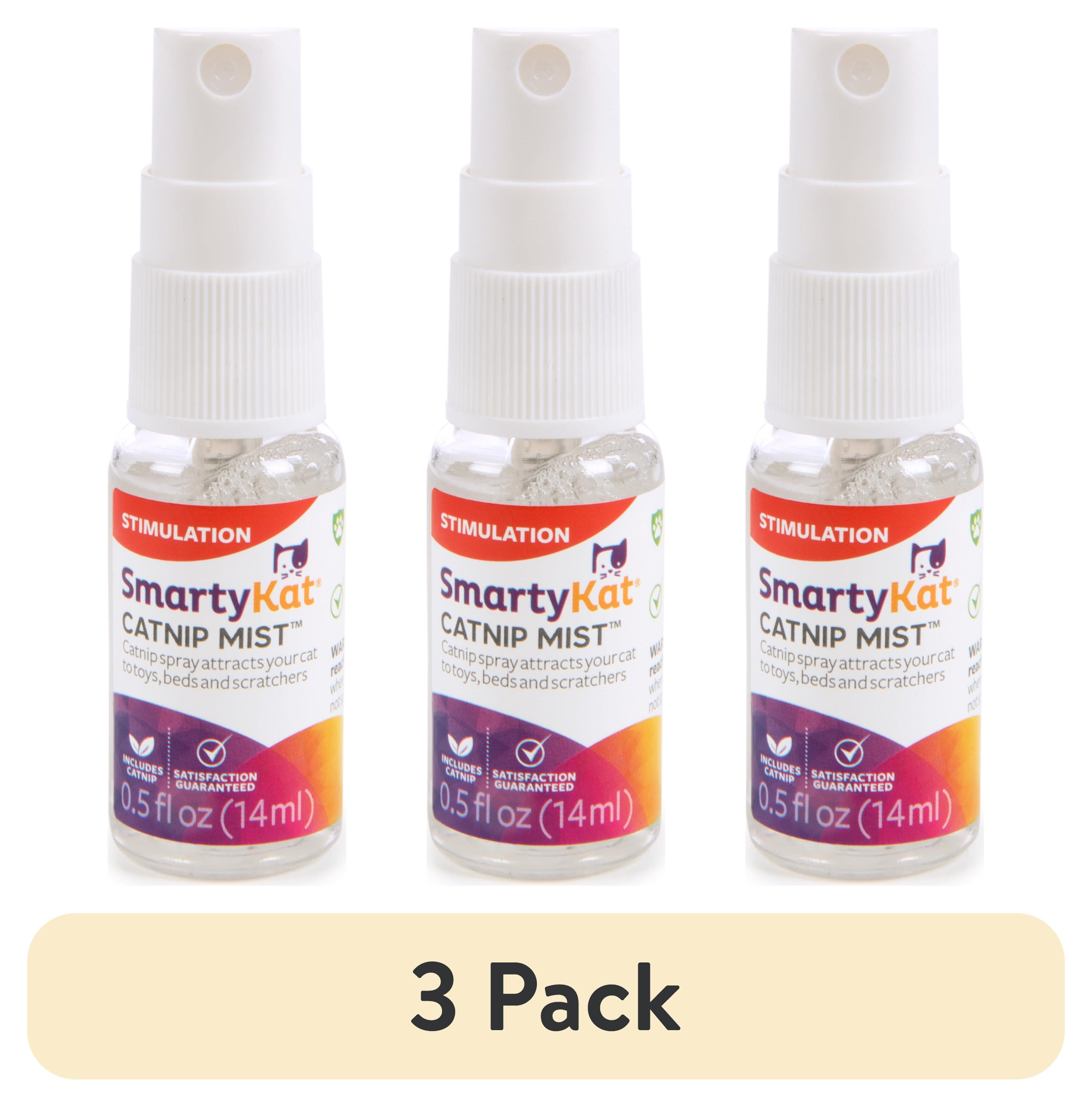 3 Pack Smartykat Catnip Mist 0 05 Oz Cat Attractant Trial Size Spray