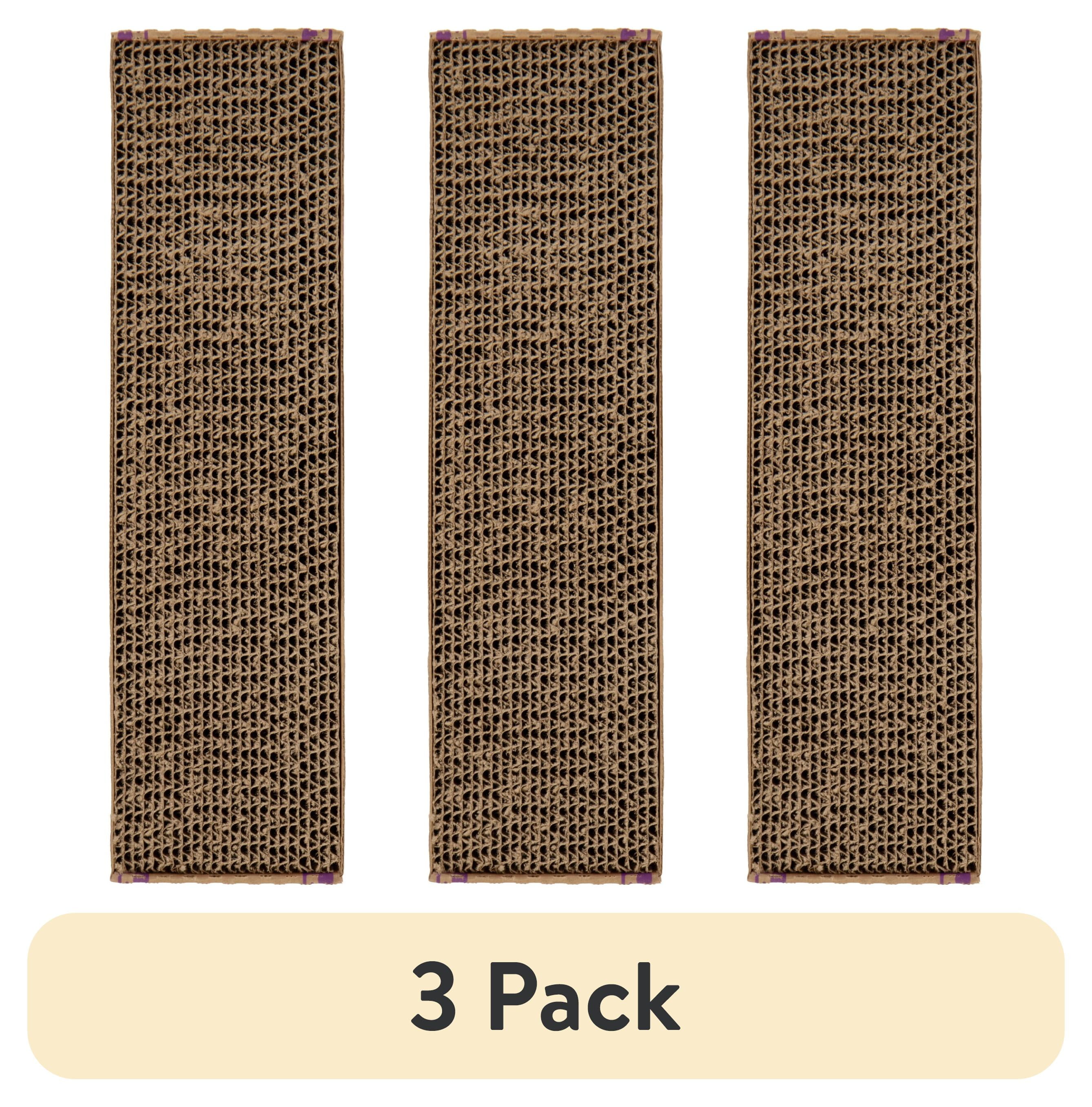 (3 pack) SmartyKat Super Scratcher Reversible Catnip Infused Corrugated Cardboard Cat Scratching ...