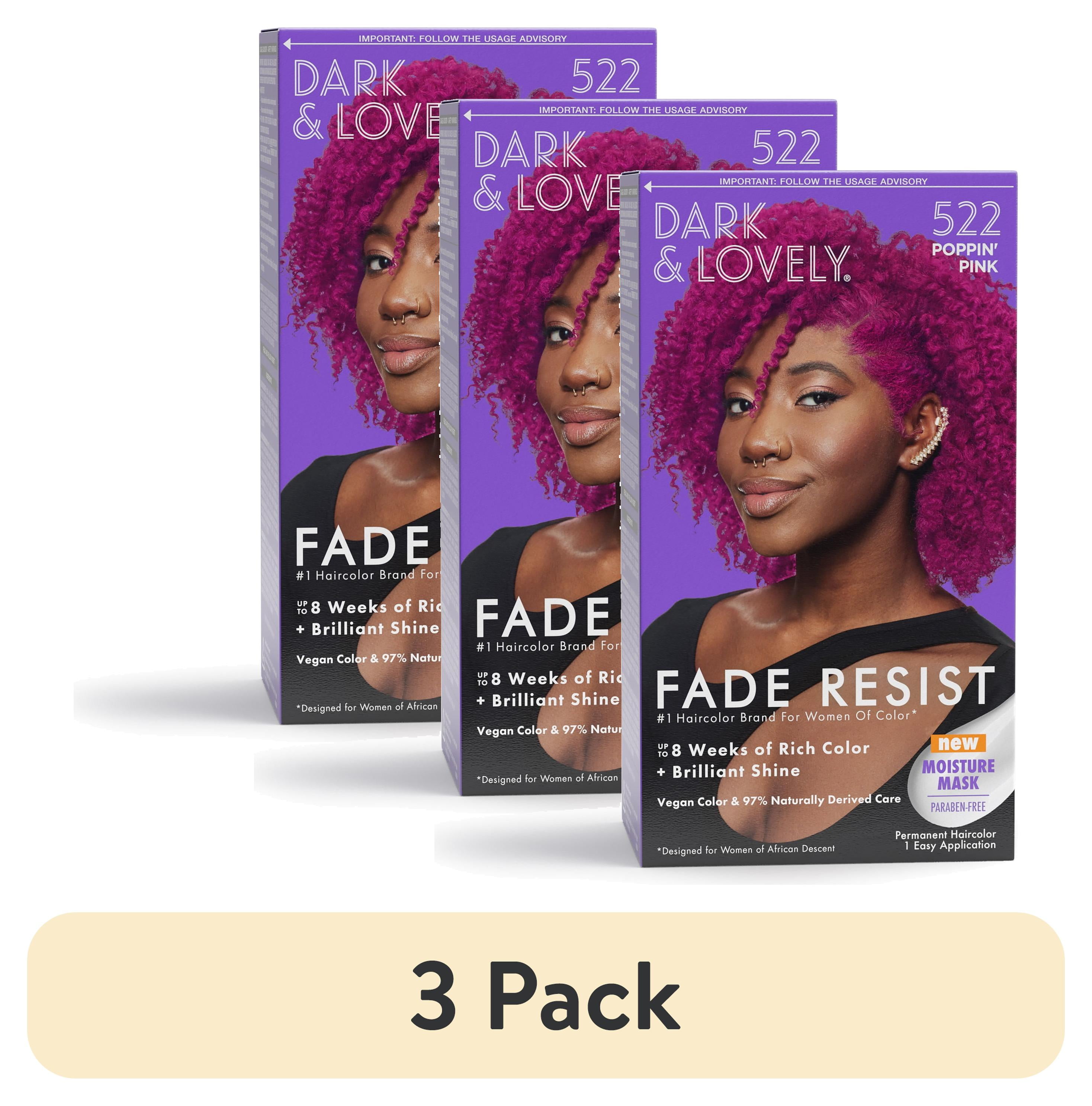 (3 pack) SoftSheen-Carson Dark & Lovely Fade Resist Hair Color, 522 ...