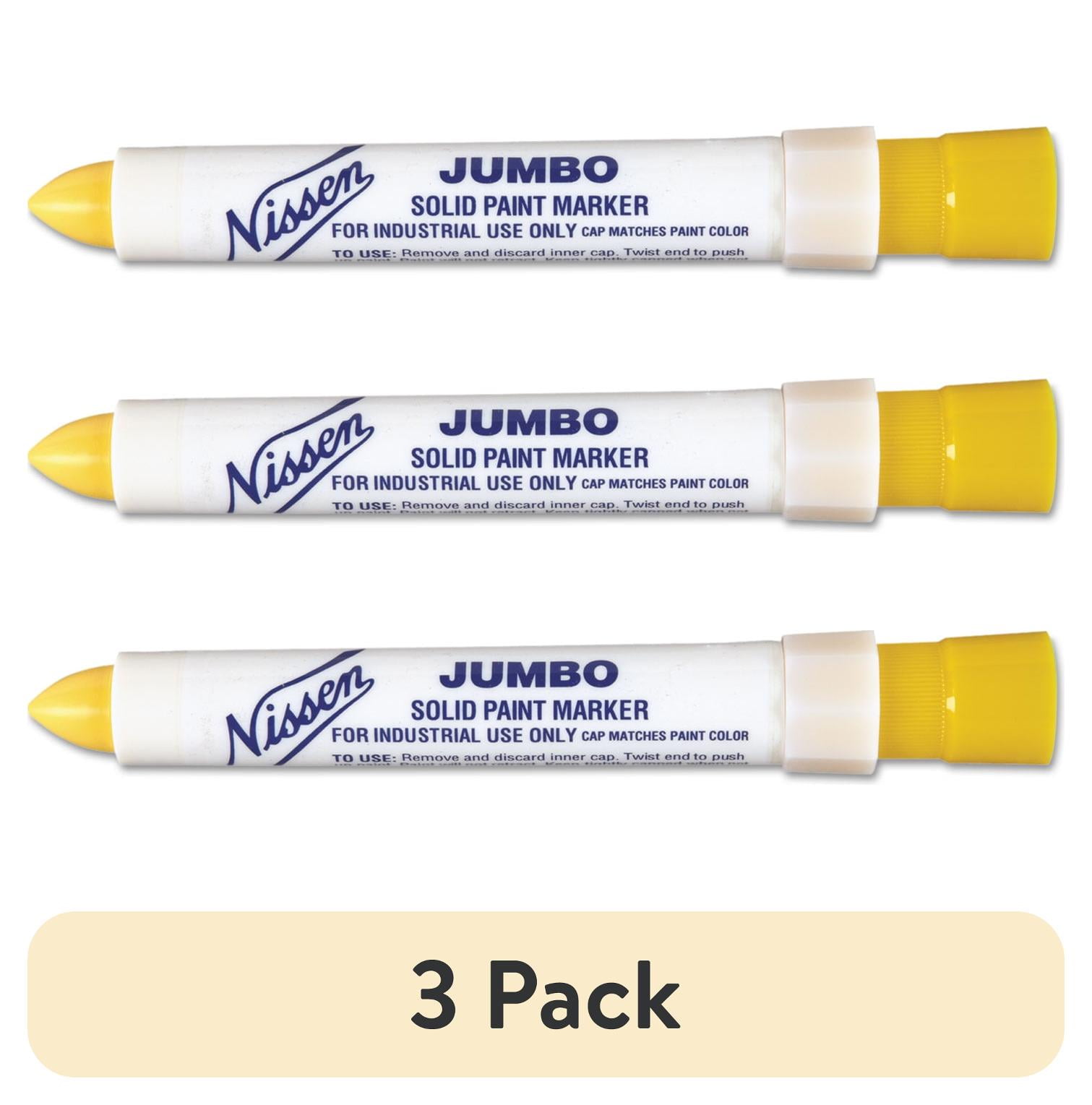 (3 pack) Solid Paint Marker, Yellow, Jumbo - Walmart.com