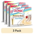 (3 pack) Sonic Banana Shake Instant Pudding Mix, 4 Servings, 3.03 oz ...