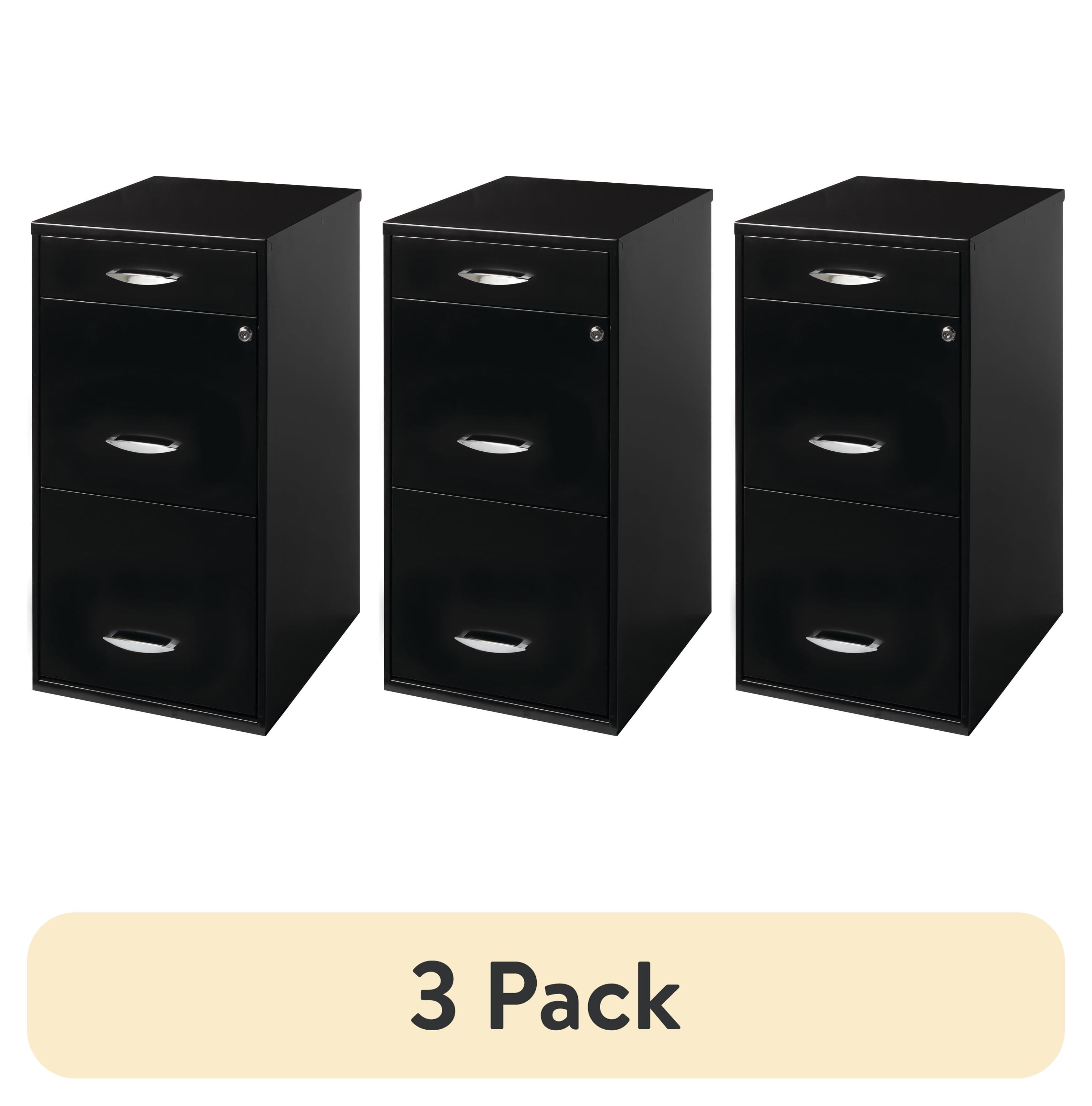 Space Solutions 3 Drawer Vertical File Cabinet with Pencil Drawer ...