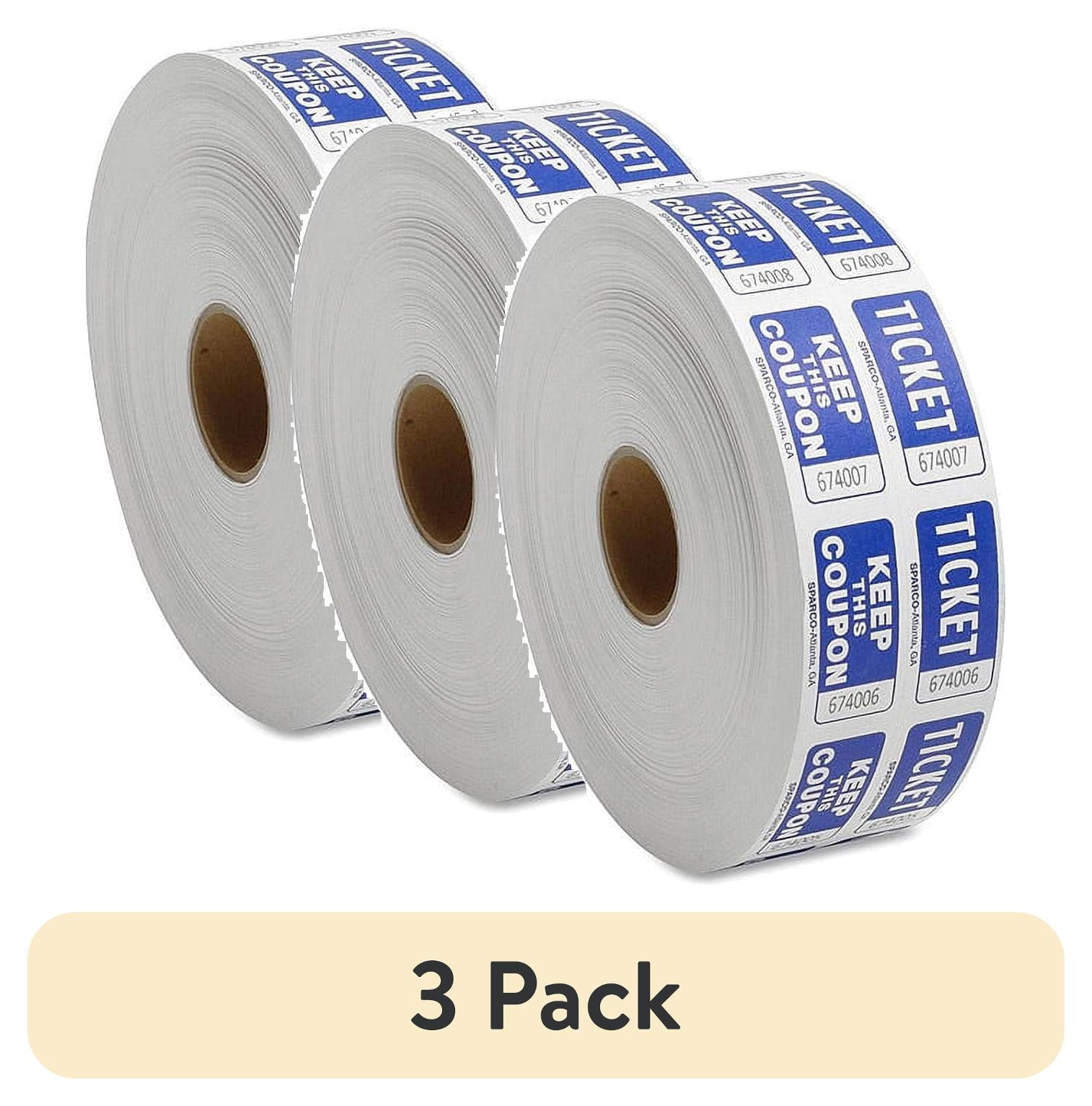 (3 pack) Sparco Consecutively Numbered Format, Raffle Tickets, 2,000 ...