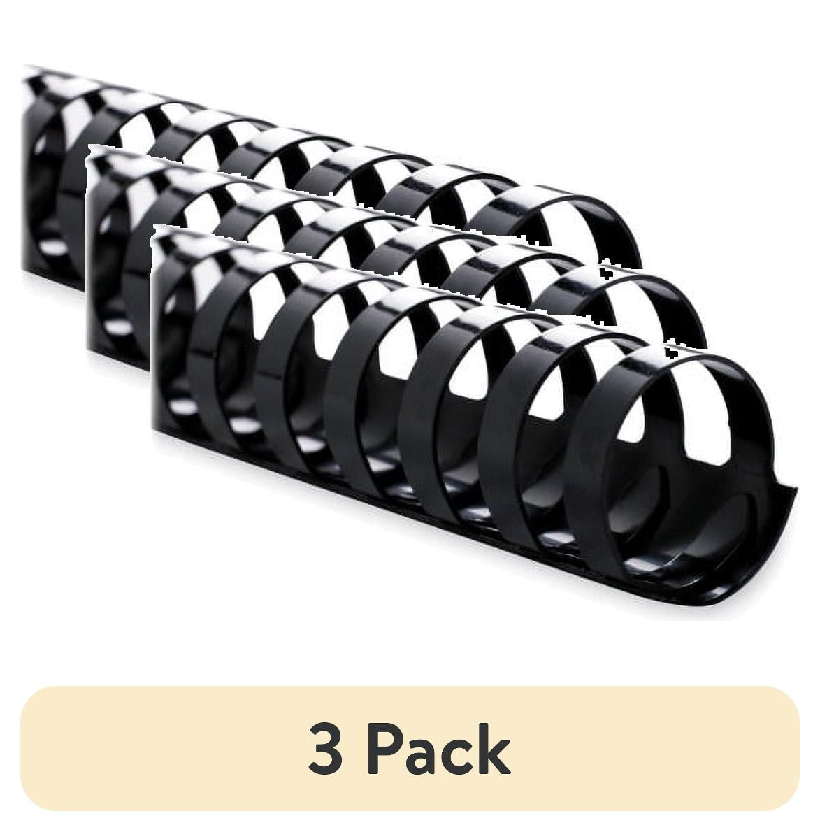 (3 pack) Sparco Plastic Binding Spines 0.3" Diameter - 40 x Sheet ...