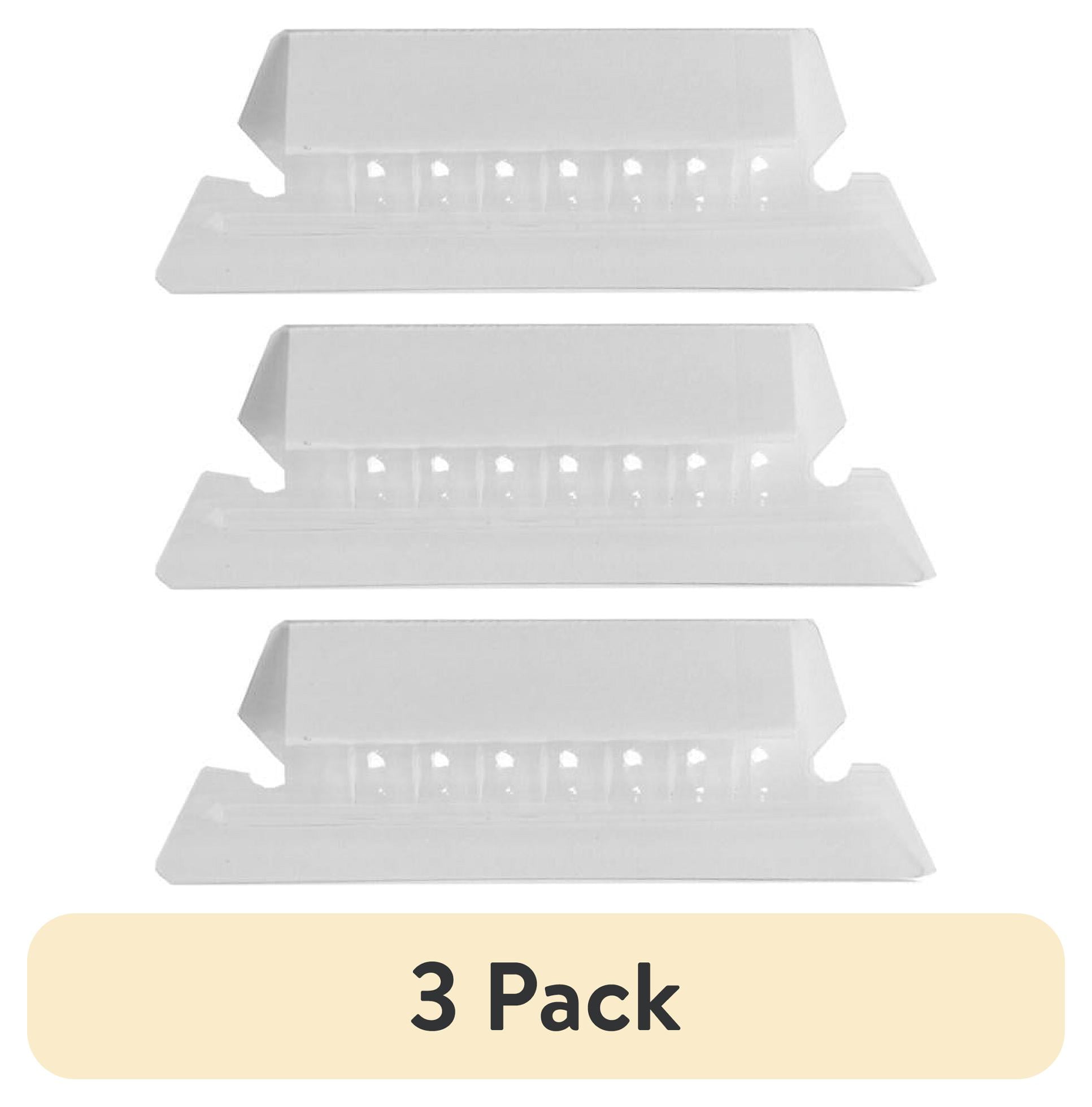(3 pack) Sparco Plastic Clear Tabs, 25 per Box - Walmart.com
