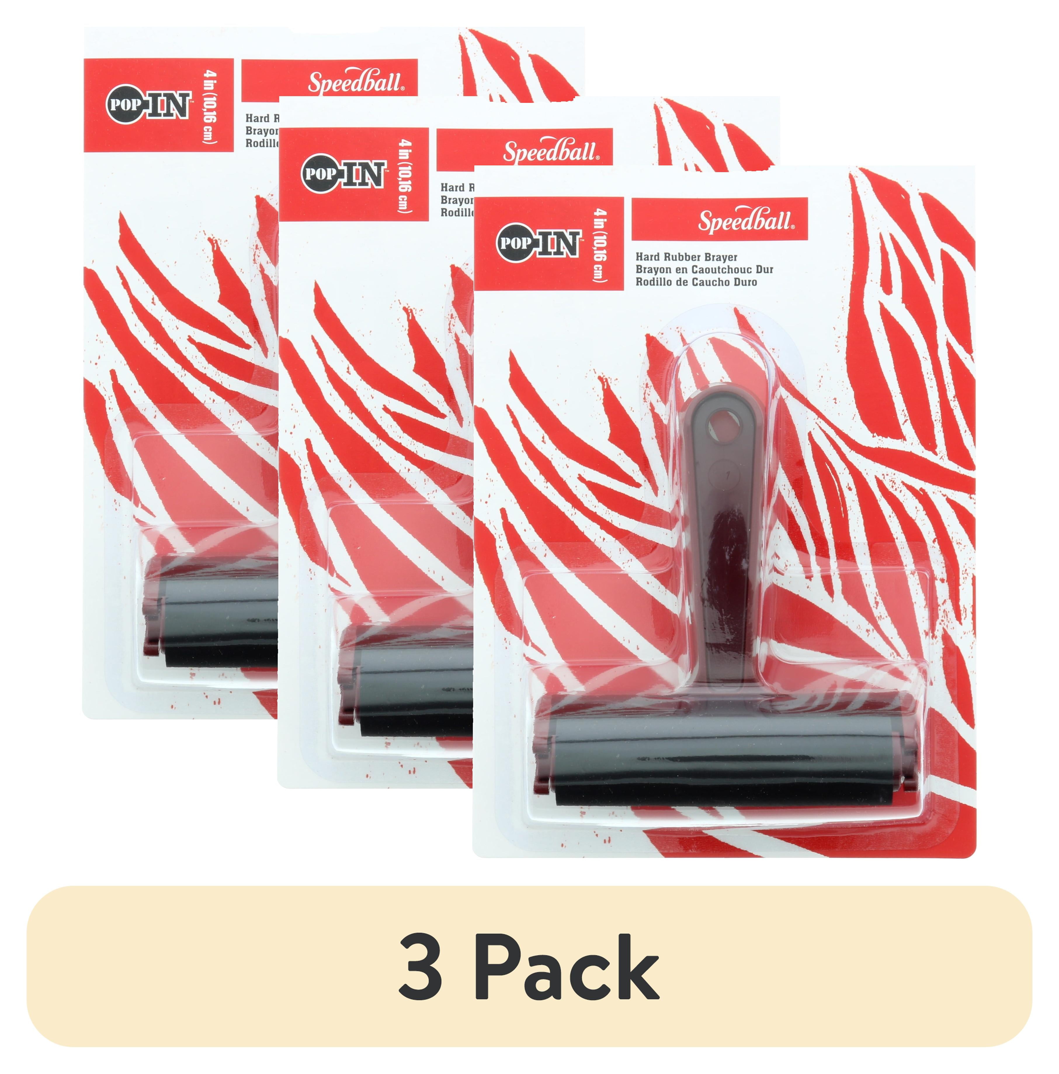 (3 pack) Speedball Roll in Hard Rubber Brayer Tool Kit - Walmart.com