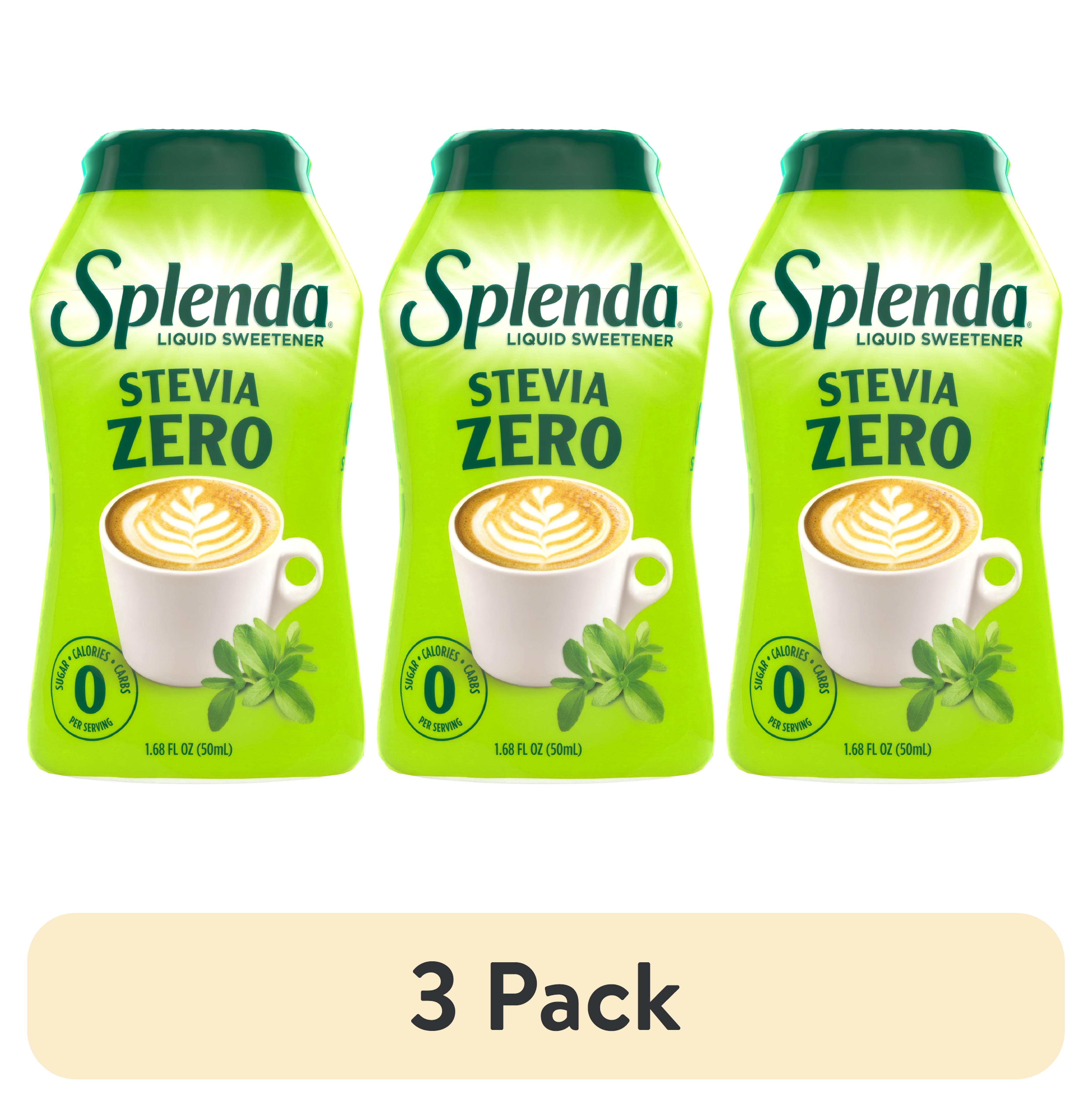 (3 pack) Splenda Stevia Liquid Zero Calorie Sweetener, 1.68 fl oz ...