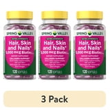 (3 pack) Spring Valley Extra Strength Hair Skin & Nails Collagen ...