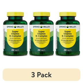 Spring Valley Vitamin B1 Supplement Tablets for Metabolism Support, 250 ...