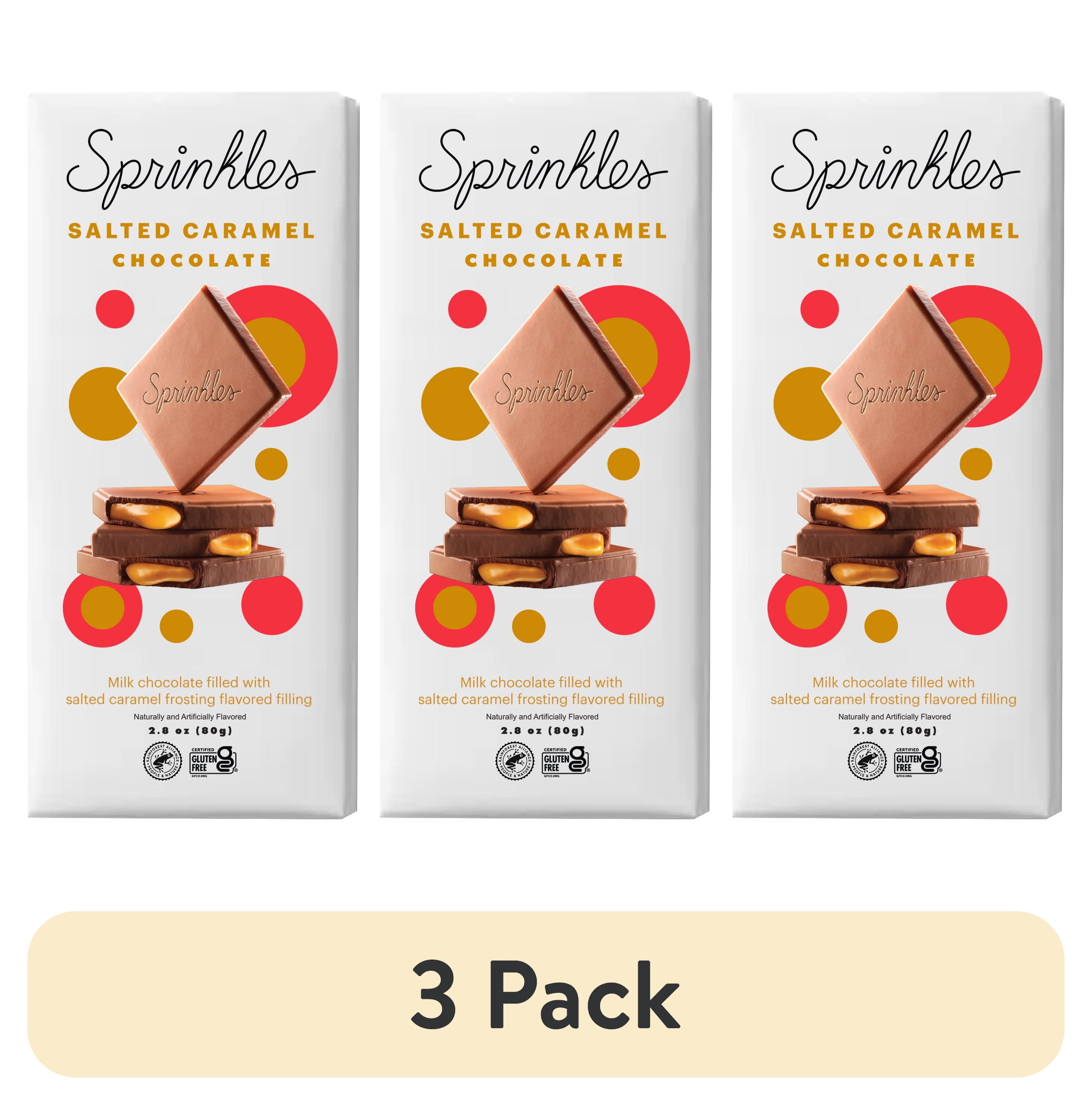 (3 pack) Sprinkles Premium Salted Caramel Chocolate Bar - Walmart.com