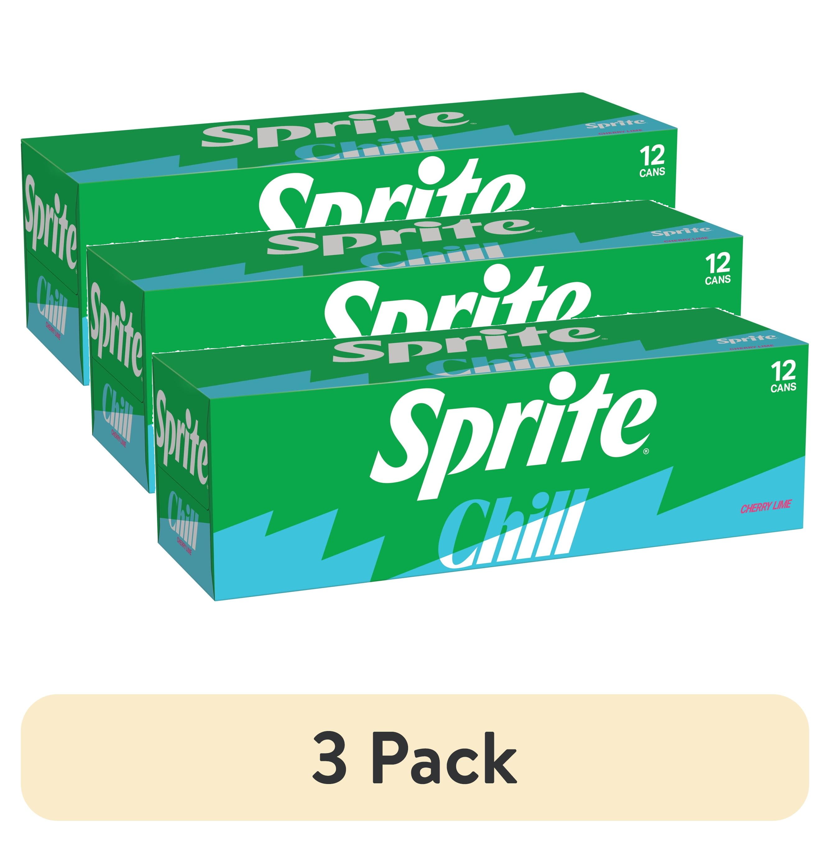 (3 pack) Sprite Chill Fridge Pack Cans, 12 fl oz, 12 Pack - Walmart.com