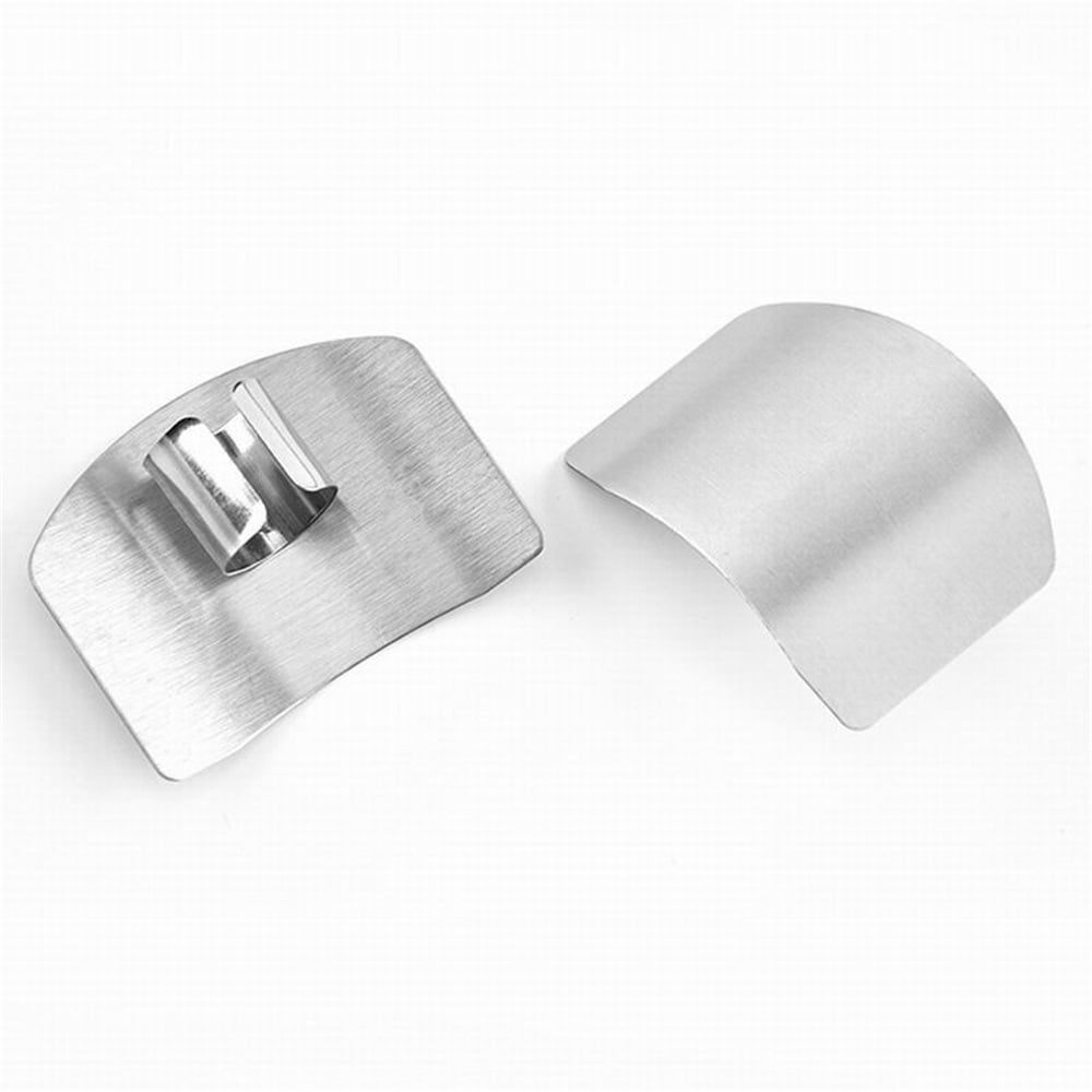 3 pack Stainless Steel Finger Guard for Slicing - Cutting Protector to ...
