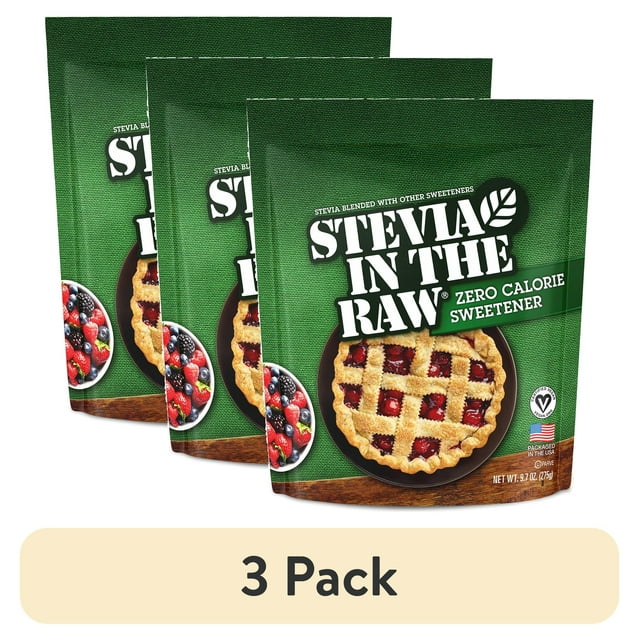 (3 pack) Stevia In The Raw Zero Calorie Sweetener, 9.7 oz - Walmart.com
