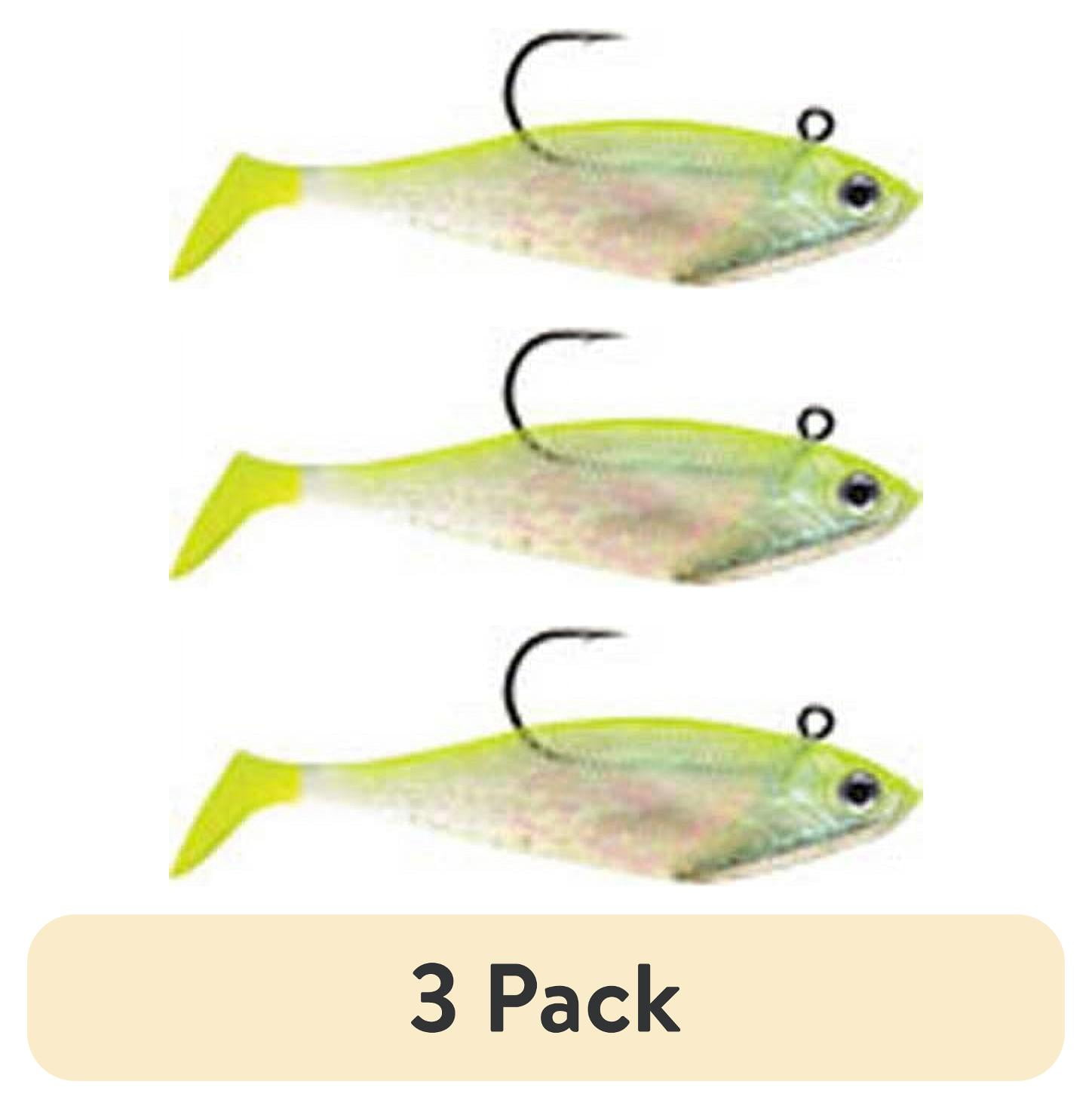 (3 pack) Storm WildEye Swim Shad 5" Fishing Lure 5/8oz Shiner ...