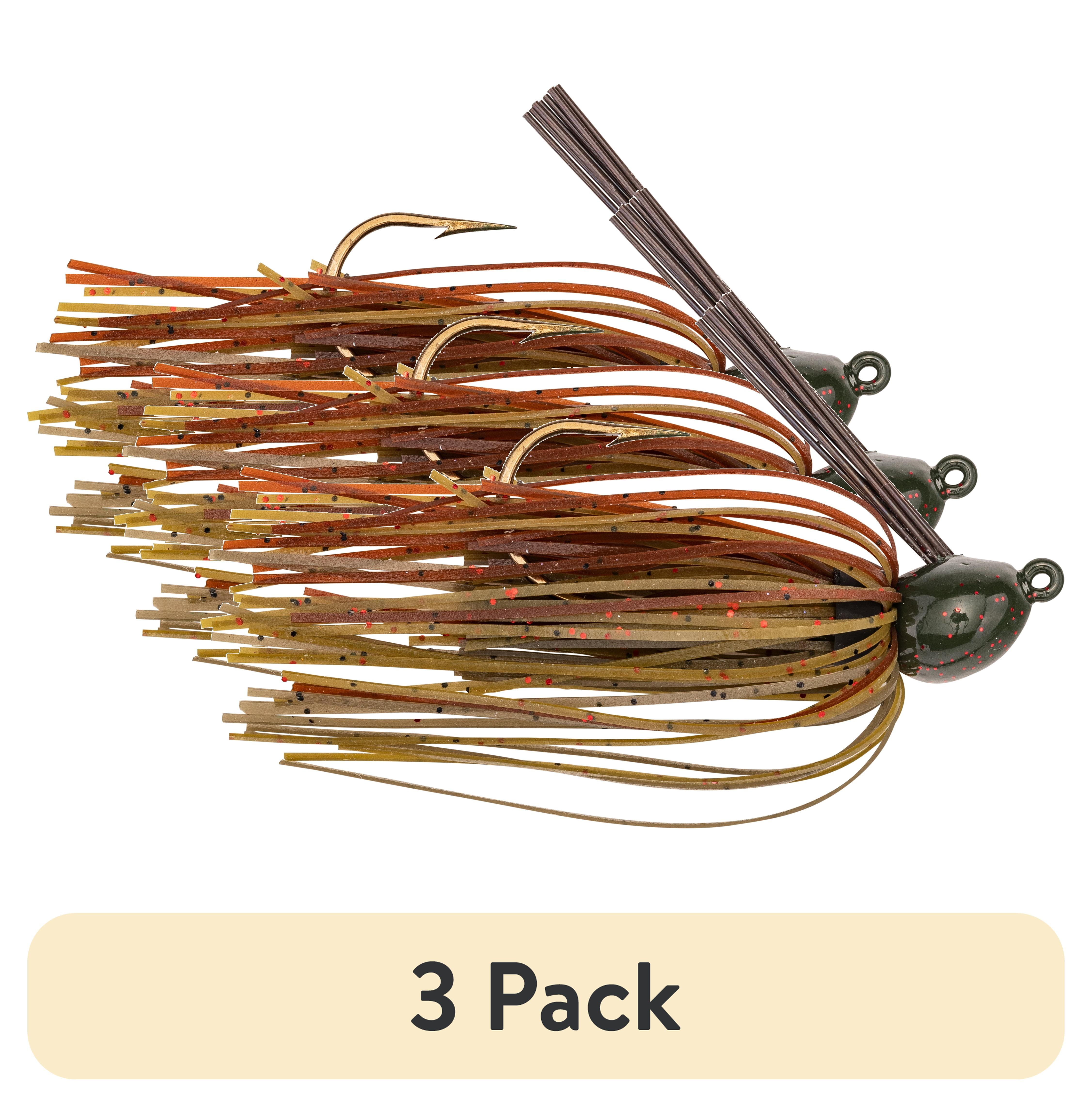 (3 pack) Strike King Bitsy Bug Mini Casting Jig - 3/16oz, Green Pumpkin ...