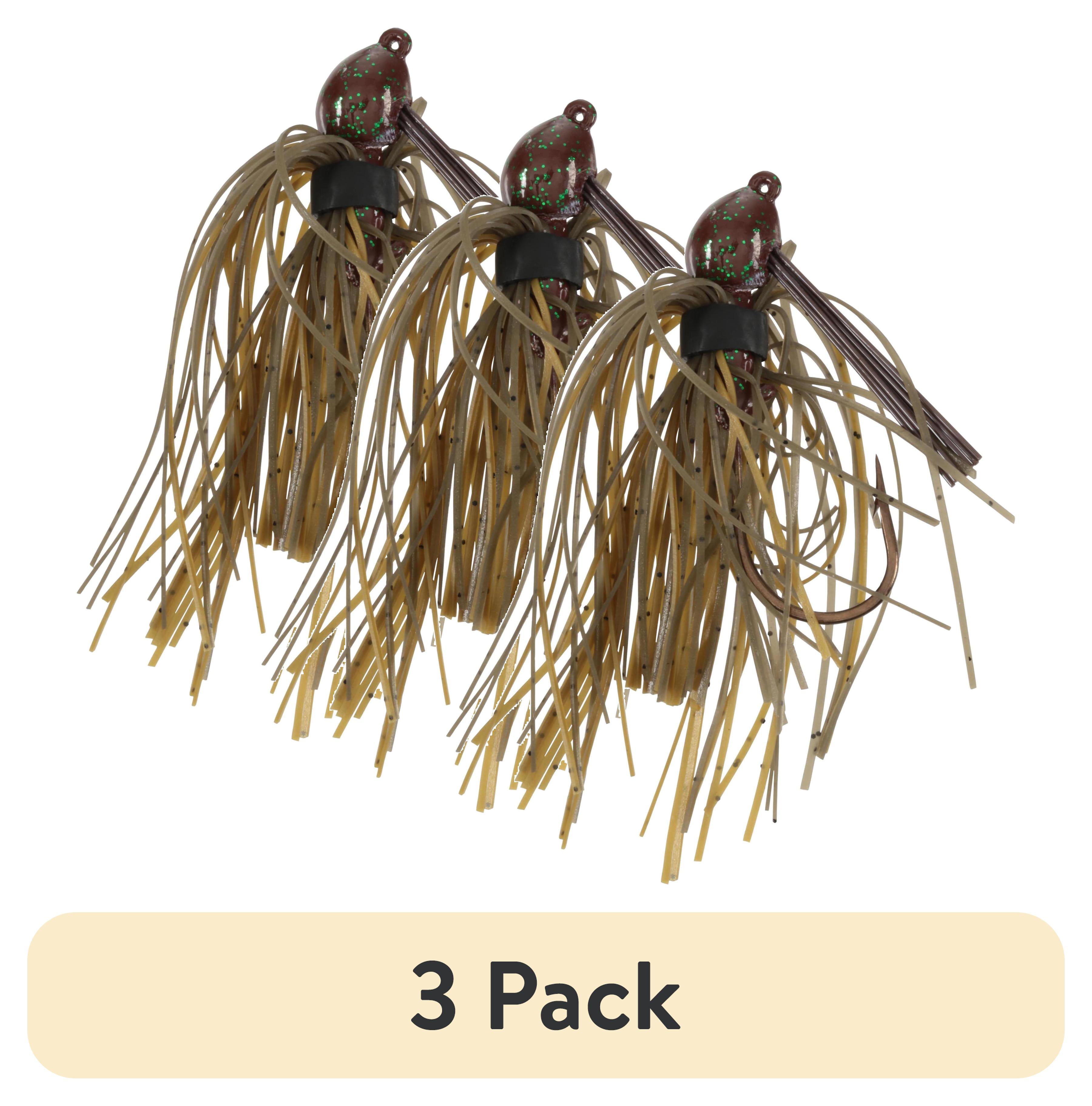 (3 pack) Strike King Bitsy Bug Mini Jig 1/8oz Green Crawfish Bass Jig ...