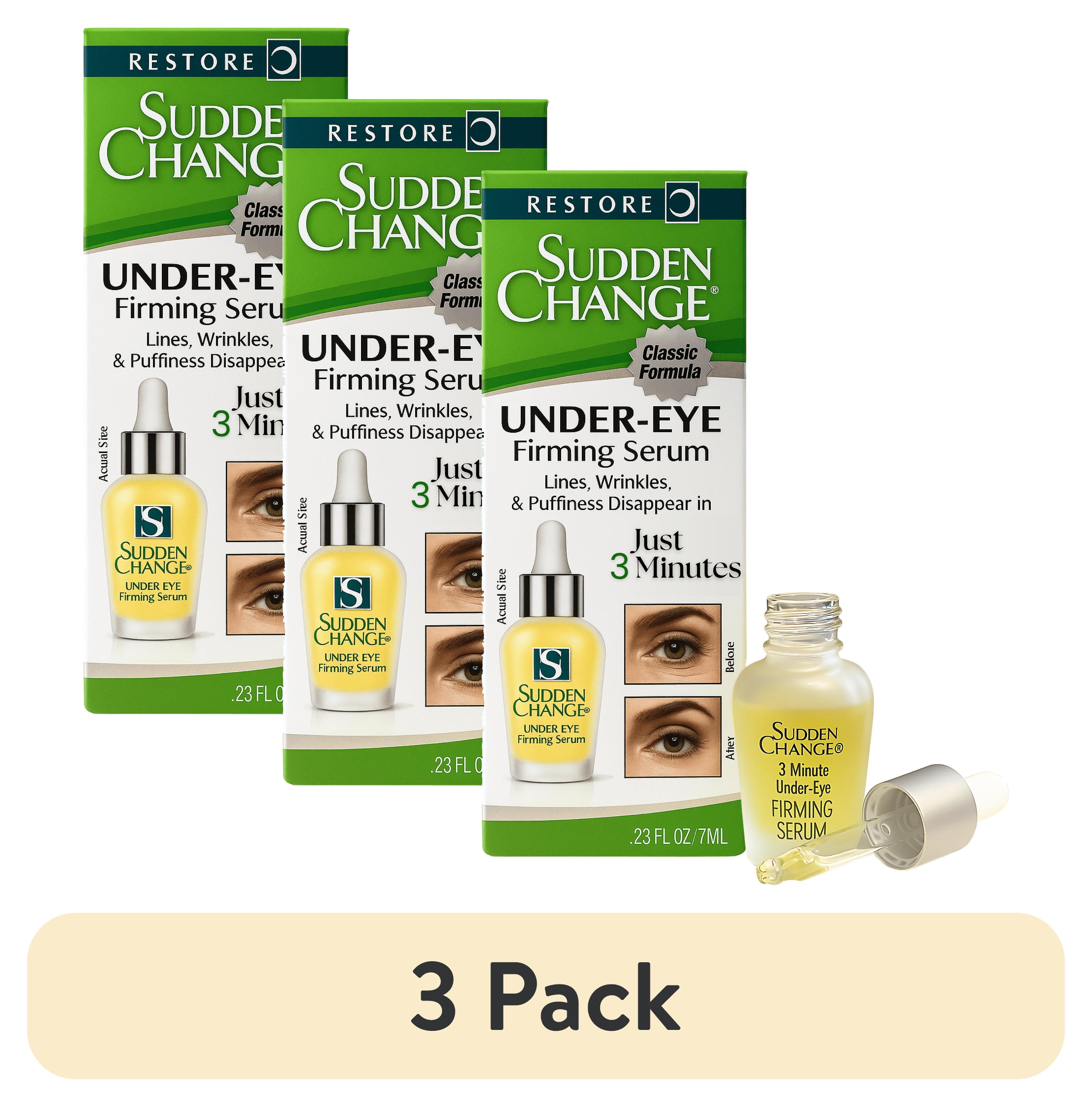 (3 pack) Sudden Change Under-Eye Firming Serum, 0.23 Oz - Walmart.com