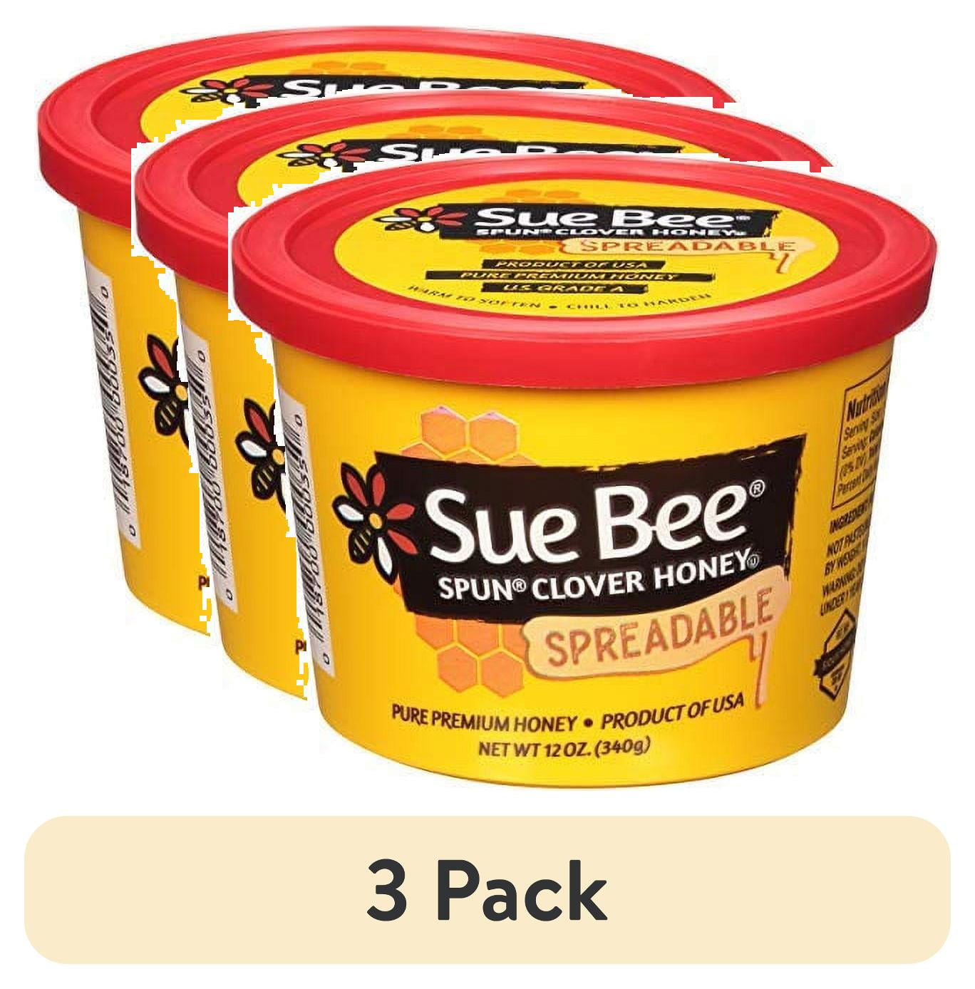 (3 pack) Sue Bee Spun Clover Honey 12 Oz (Pack of 2) - Walmart.com