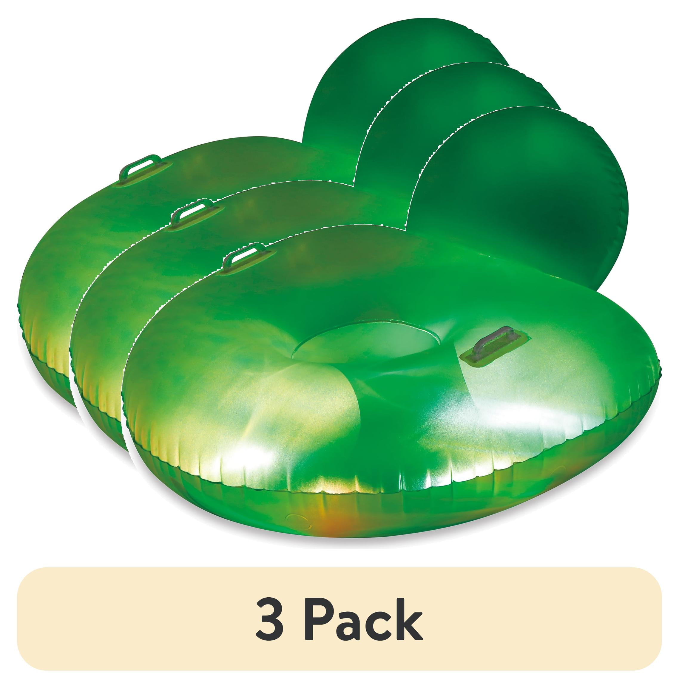 (3 pack) Summer Waves Inflatable Aqua Glow Lazy Lounge Pool Float, with ...