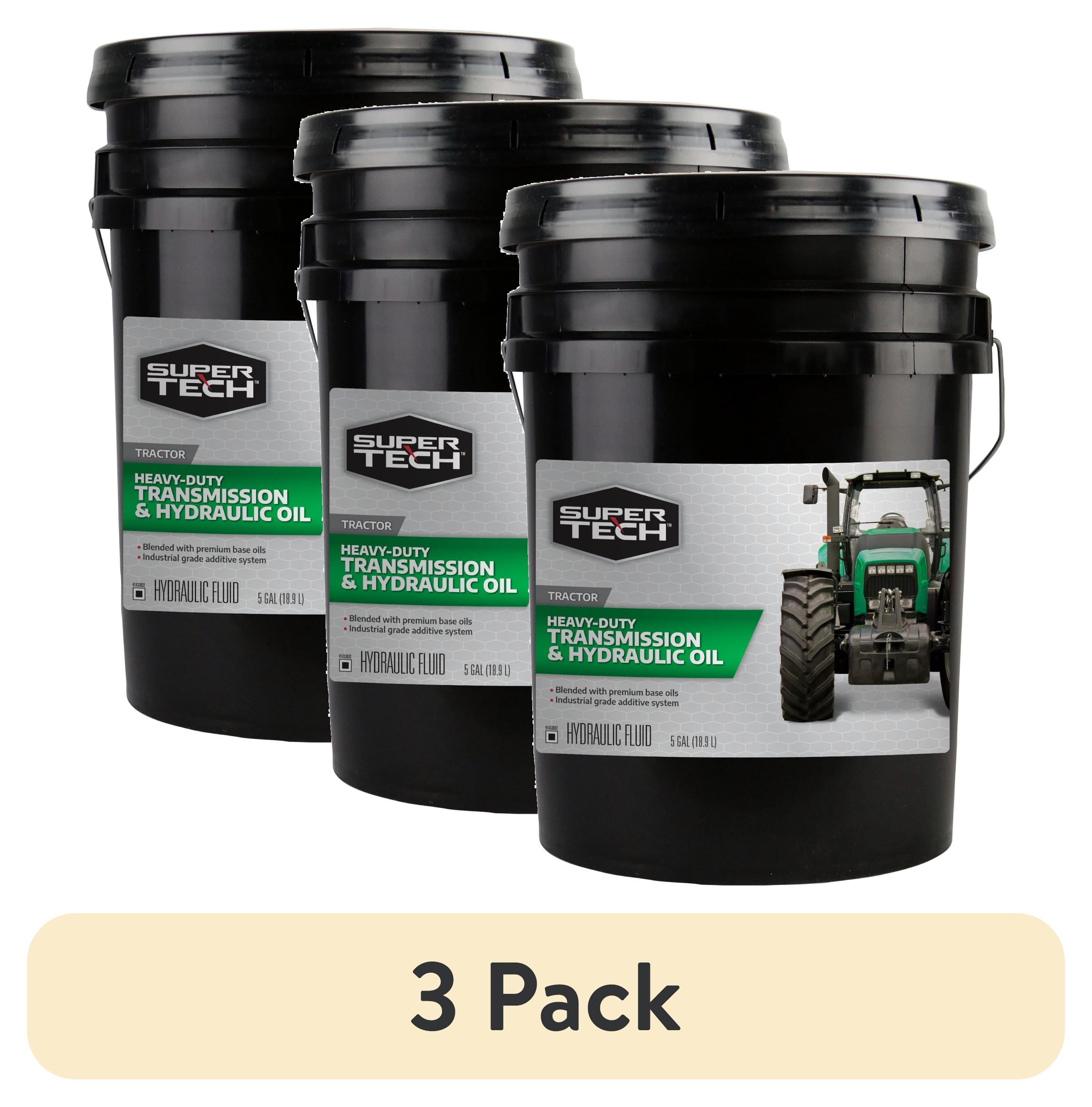(3 pack) Super Tech Heavy Duty Tractor Hydraulic and Transmission Fluid ...