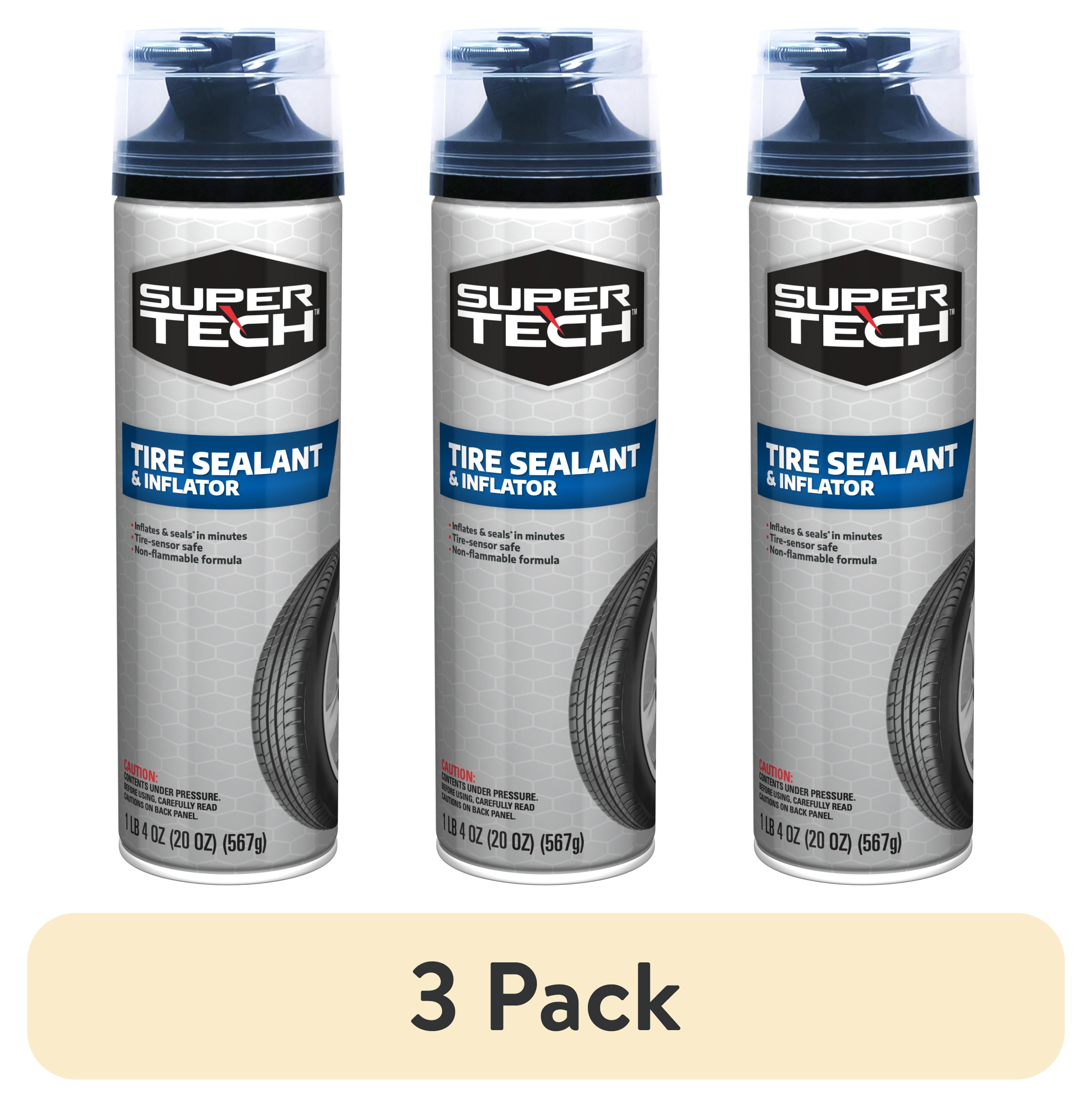 (3 pack) Super Tech Tire Inflator 20 oz - Walmart.com