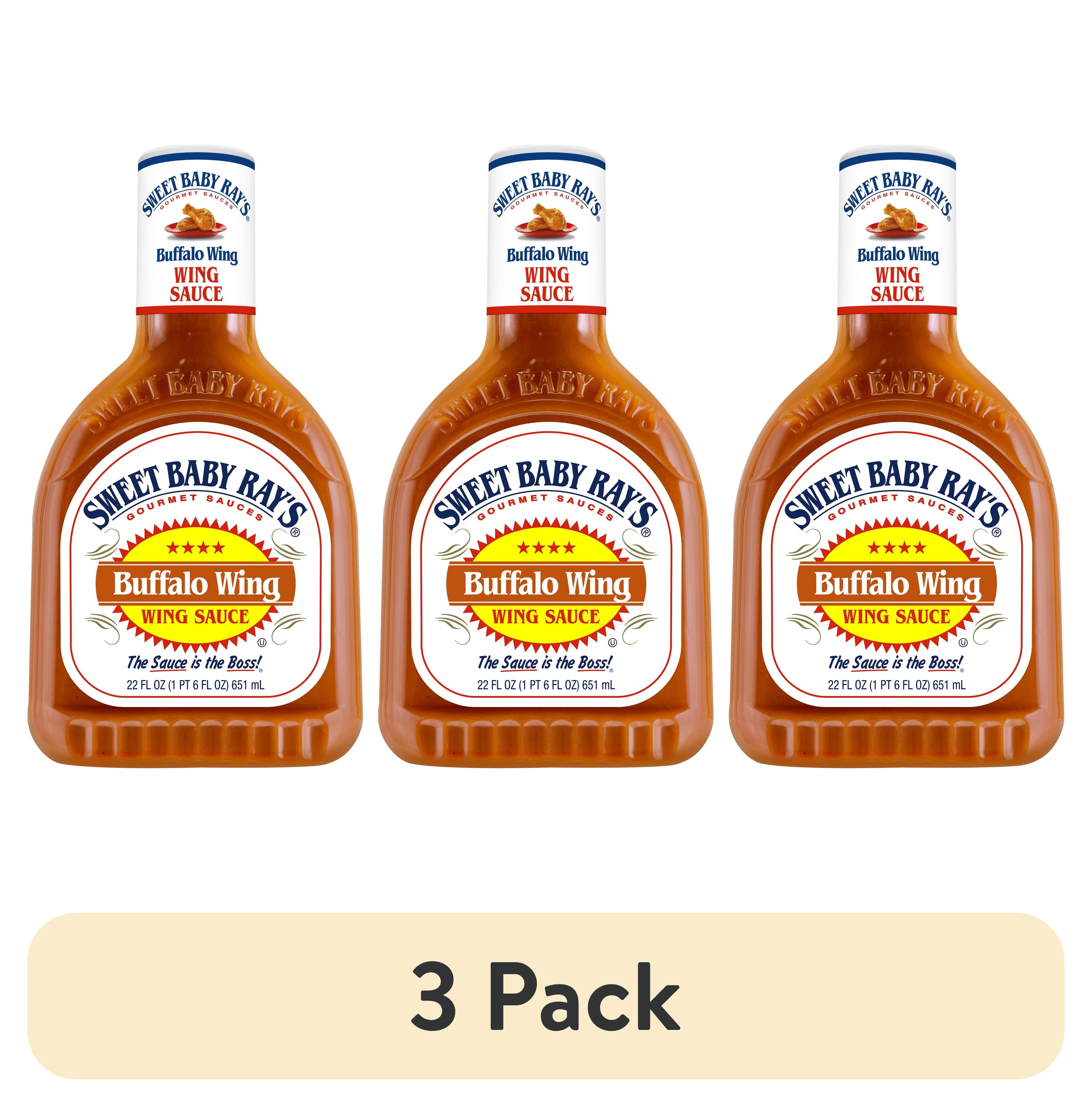 (3 pack) Sweet Baby Ray's Buffalo Wing Sauce, 22 fl oz - Walmart.com