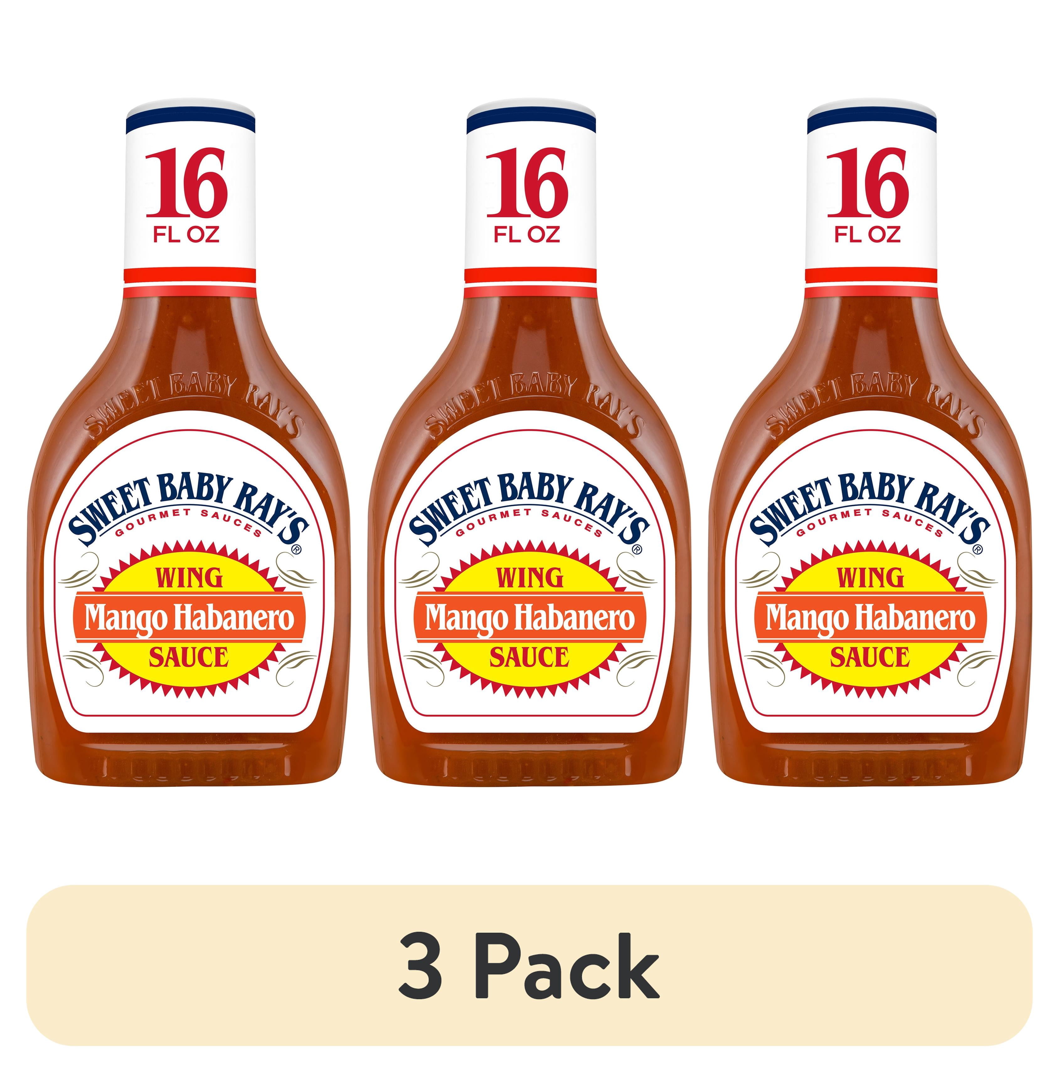 (3 pack) Sweet Baby Ray's® Mango Habanero Wing Sauce 16 fl oz - Walmart.com