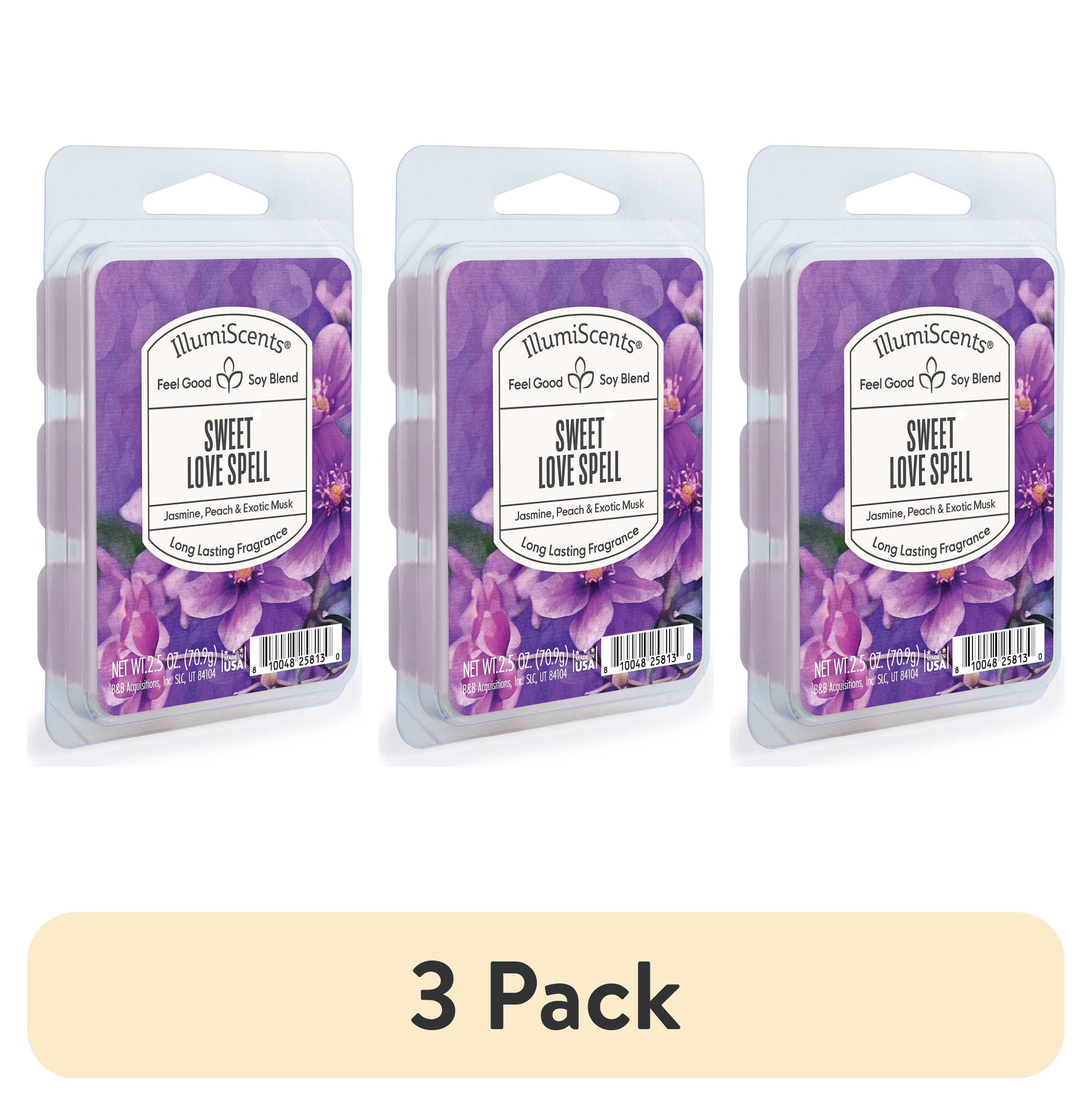(3 pack) Sweet Love Spell Wax Melt, IllumiScents, Highly Fragrant Soy ...