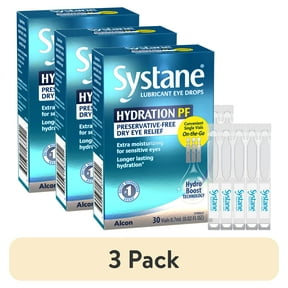 (3 pack) Refresh Optive Mega-3 Lubricant Eye Drops, Preservative-Free ...