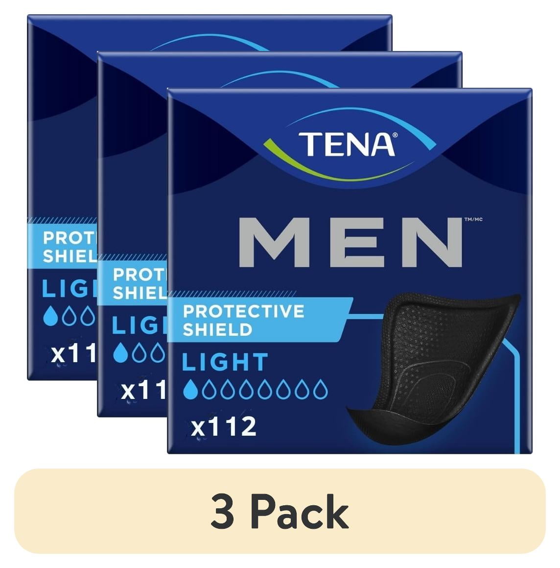 (3 pack) TENA Men Incontinence Shields, Light, 112 Ct - Walmart.com