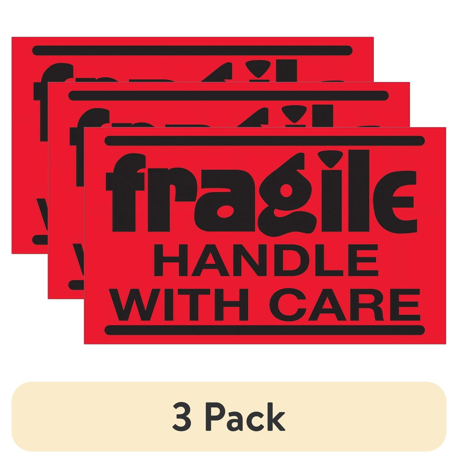 (3 pack) Tape Logic Label,Fragile HWC,3x5" DL1071 - Walmart.com