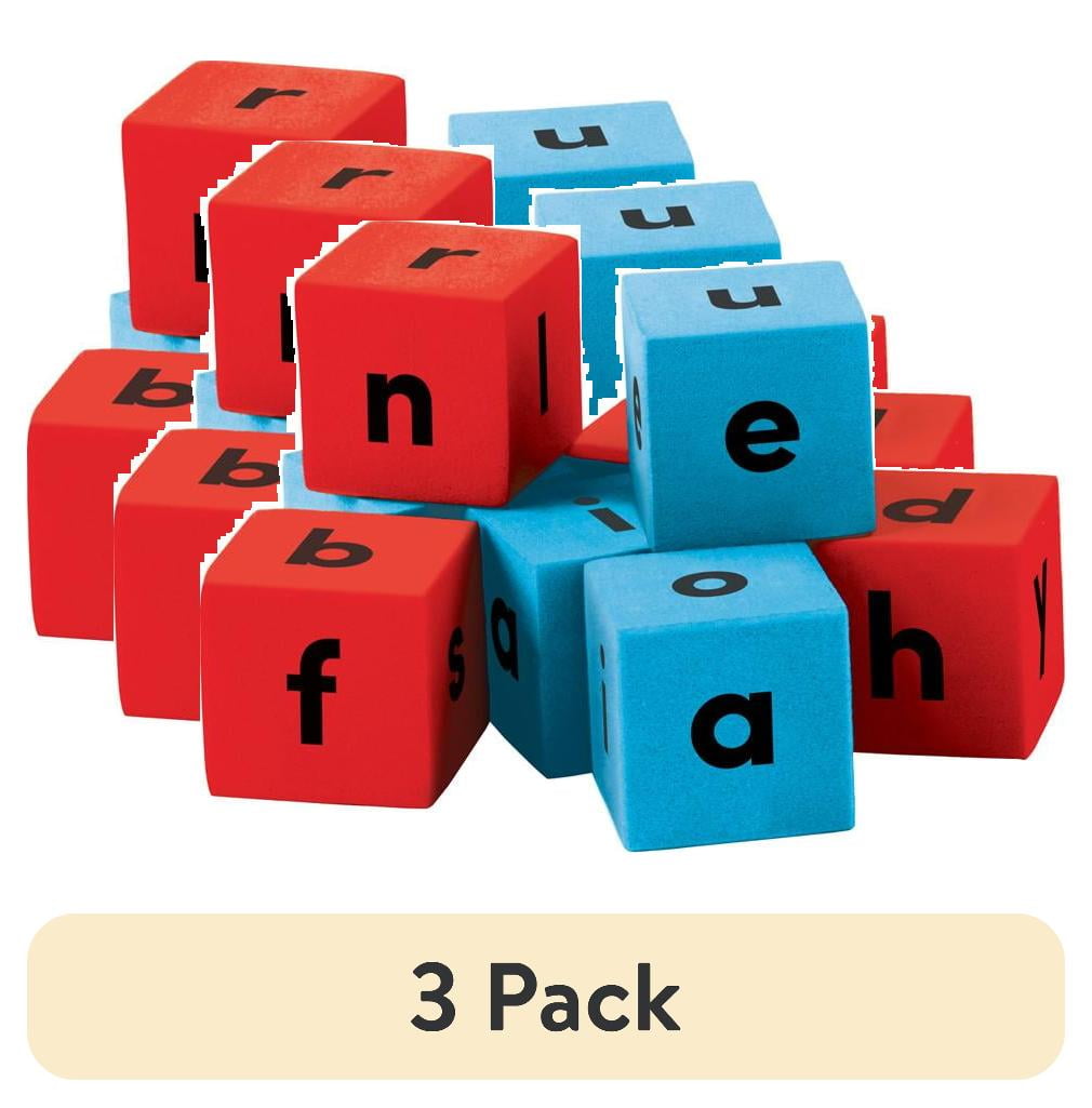 (3 pack) Teacher Created Resources Foam Alphabet Dice, 20 Per Pack, 3 ...