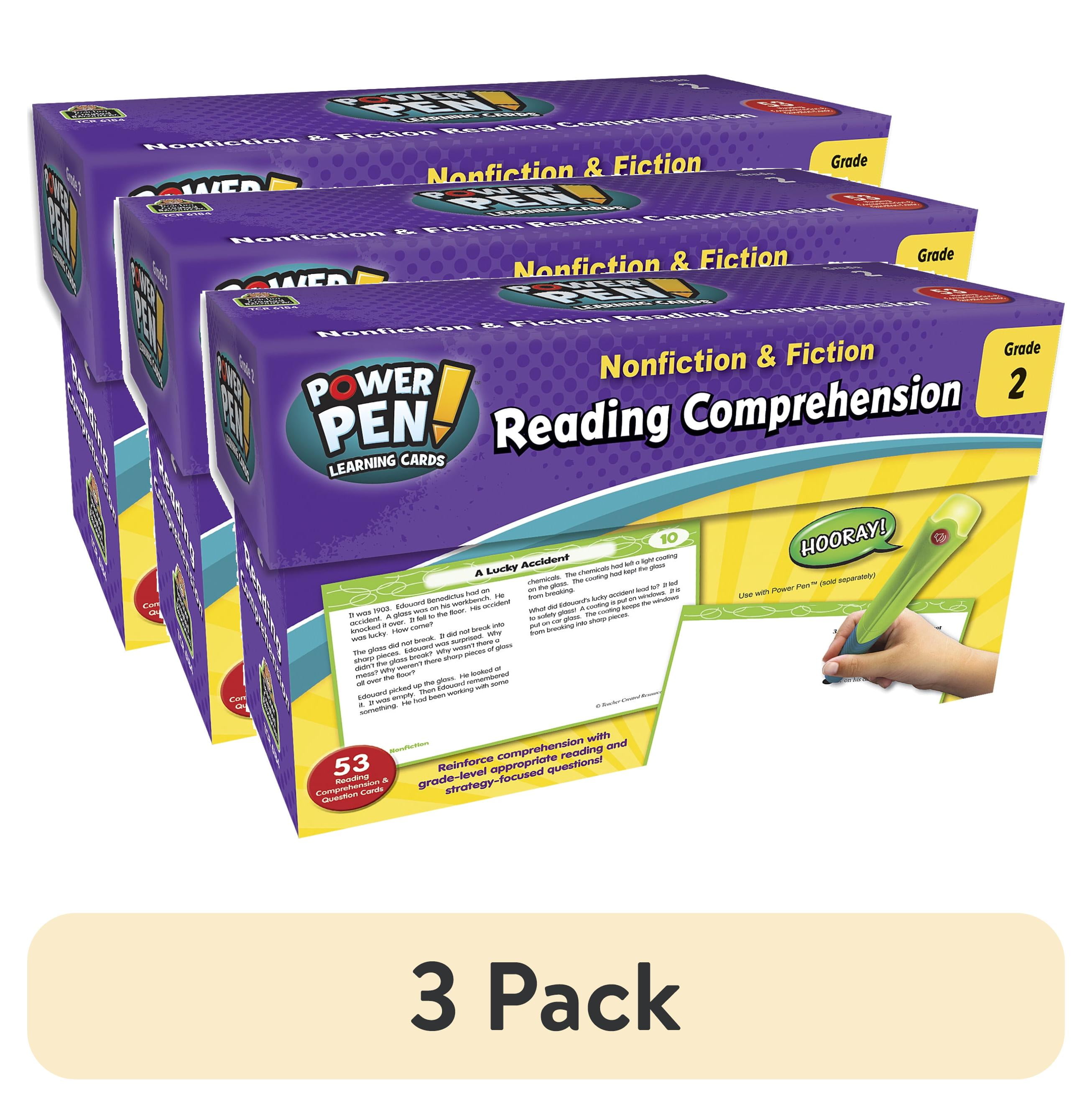 (3 pack) Teacher Created Resources Power Pen Learning Cards Reading ...