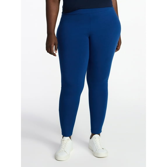 (3 pack) Terra & Sky Women's Plus High Waist Ankle Length Leggings, 27 ...