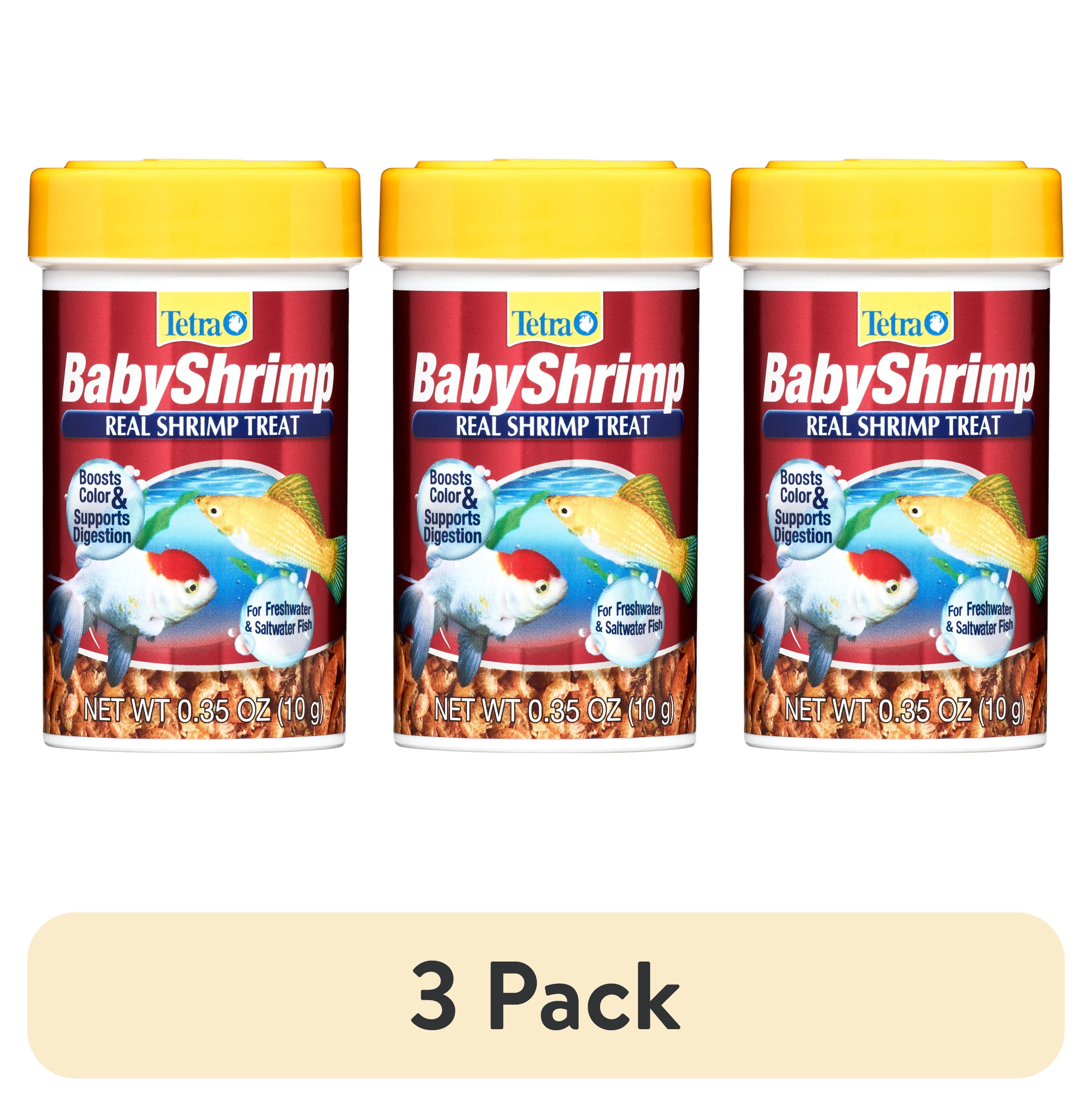 (3 pack) Tetra BabyShrimp, Natural Shrimp Treat For Aquarium Fish, 0.35 ...