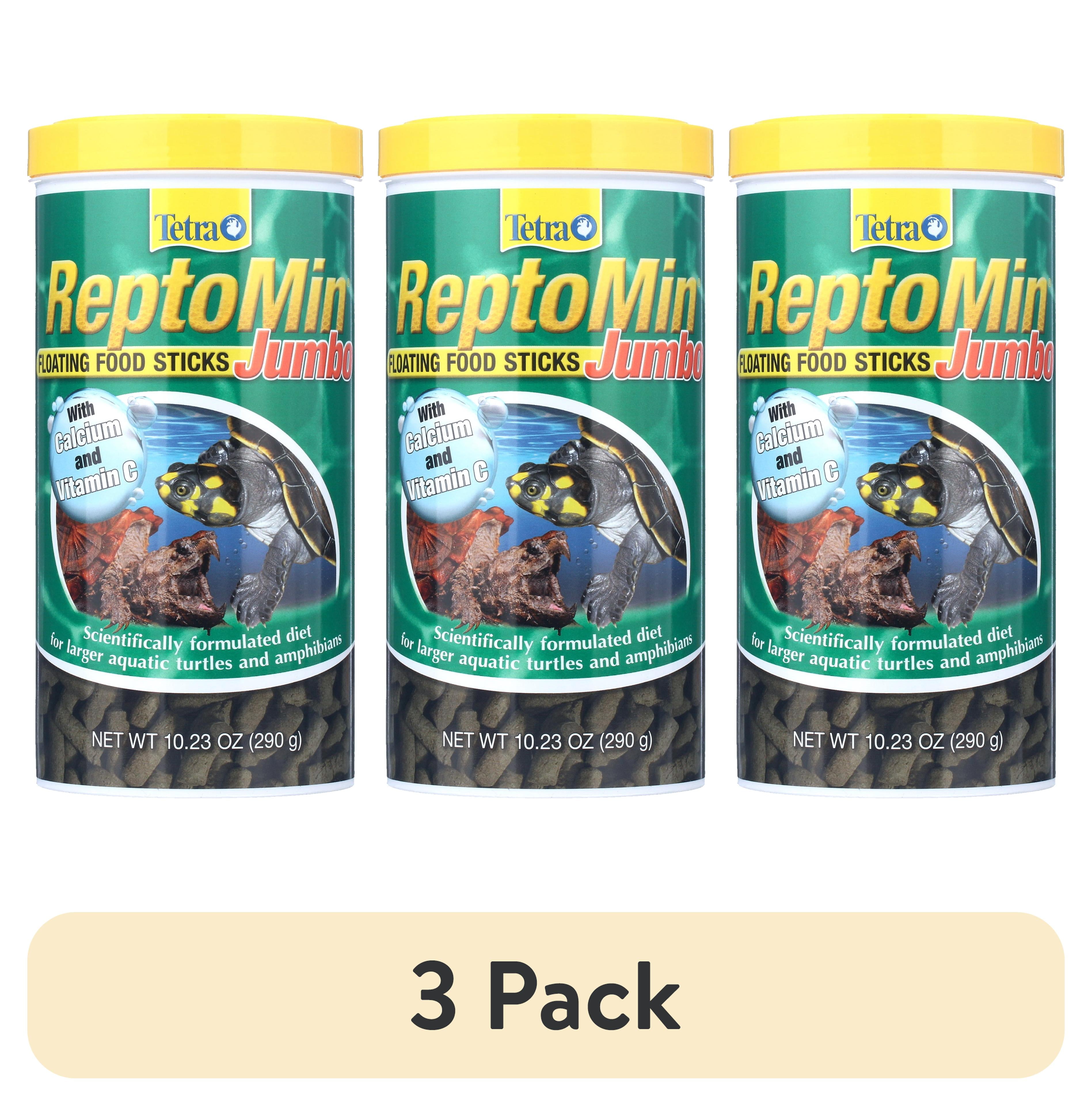 (3 pack) Tetra ReptoMin Jumbo Floating Food Sticks for Large Aquatic ...