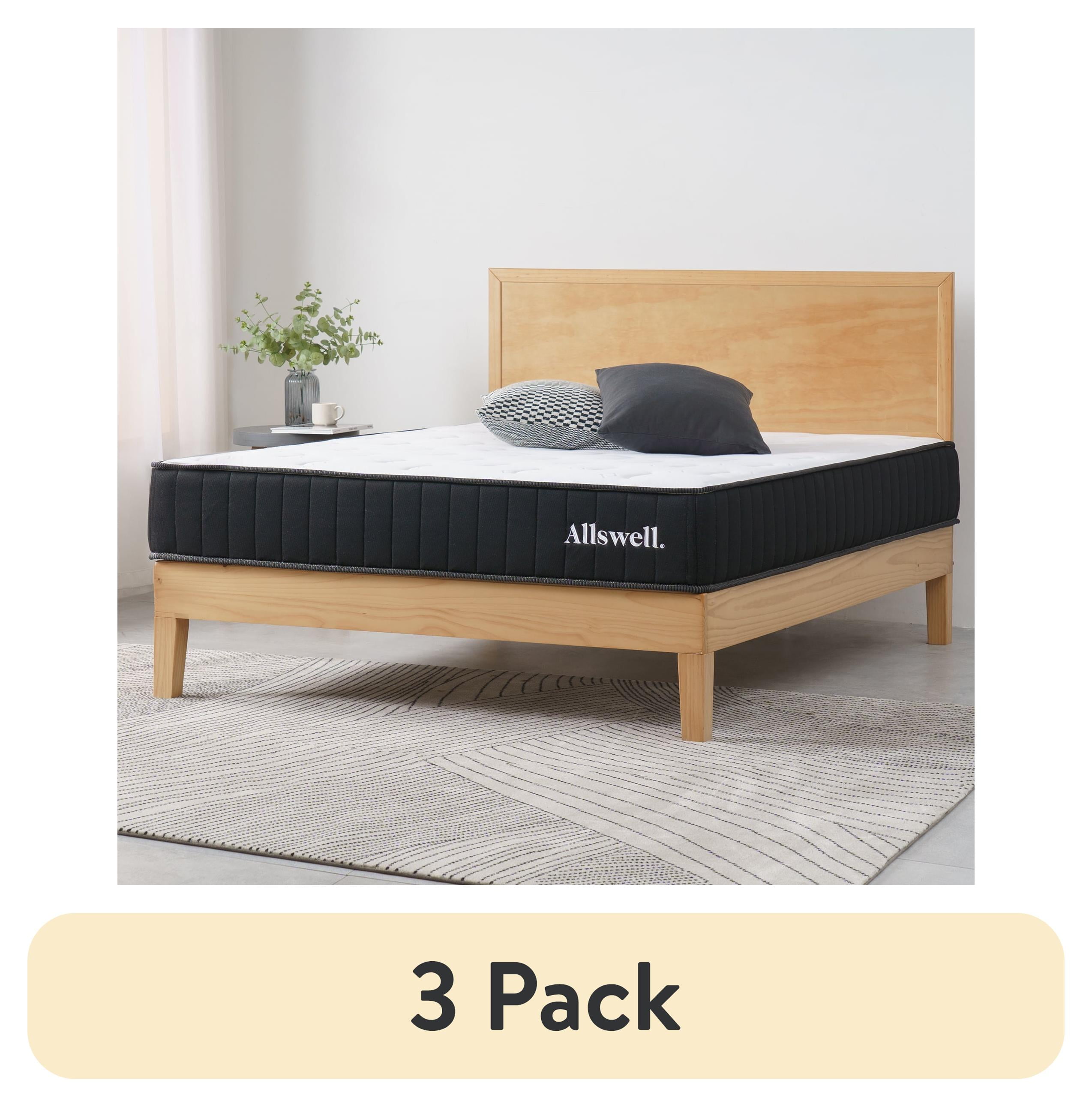 (3 pack) The Allswell 10" Hybrid Mattress in a Box with Gel Memory Foam ...