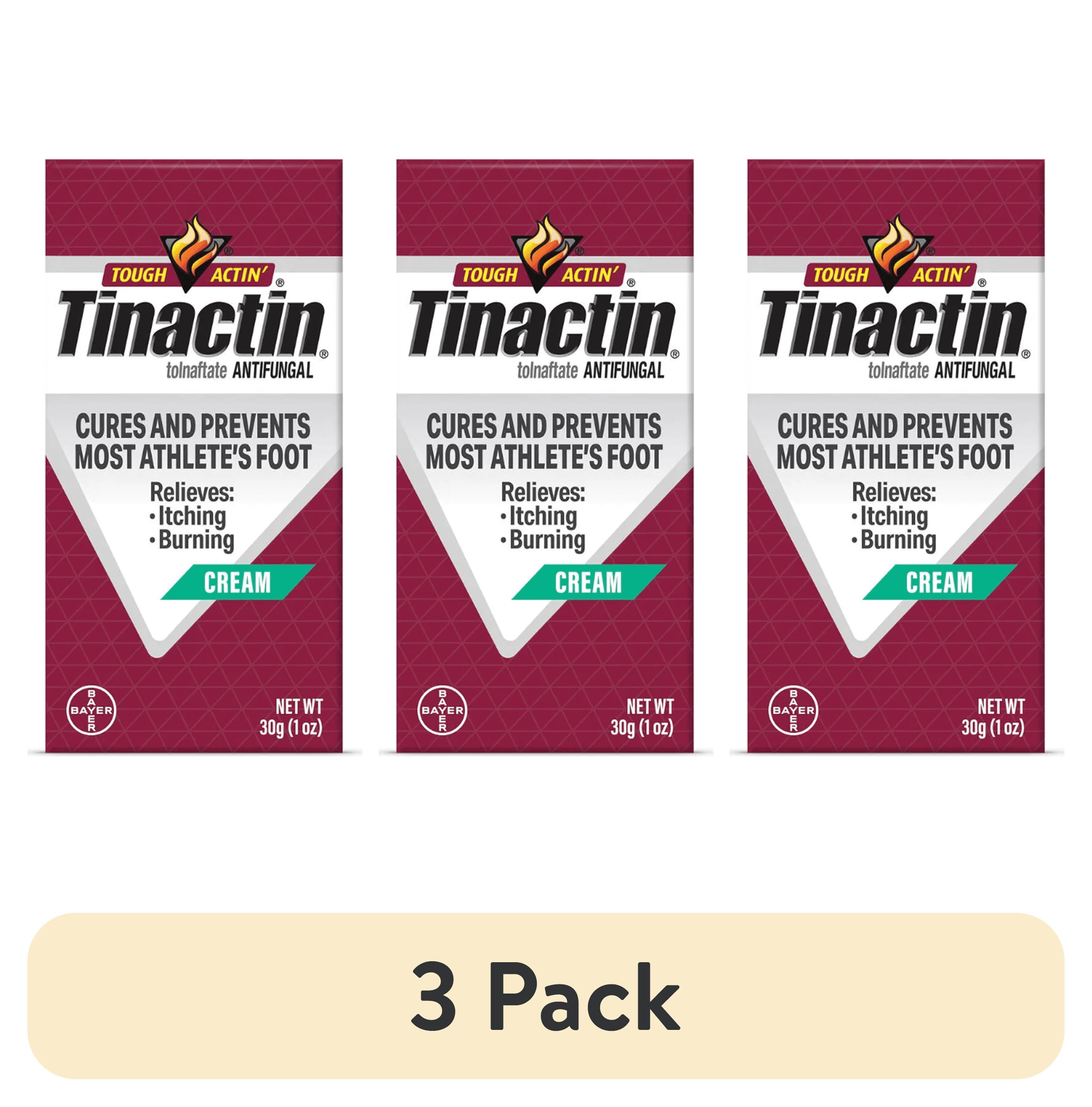 (3 pack) Tinactin Tolnaftate Athlete's Foot Treatment Antifungal Cream ...