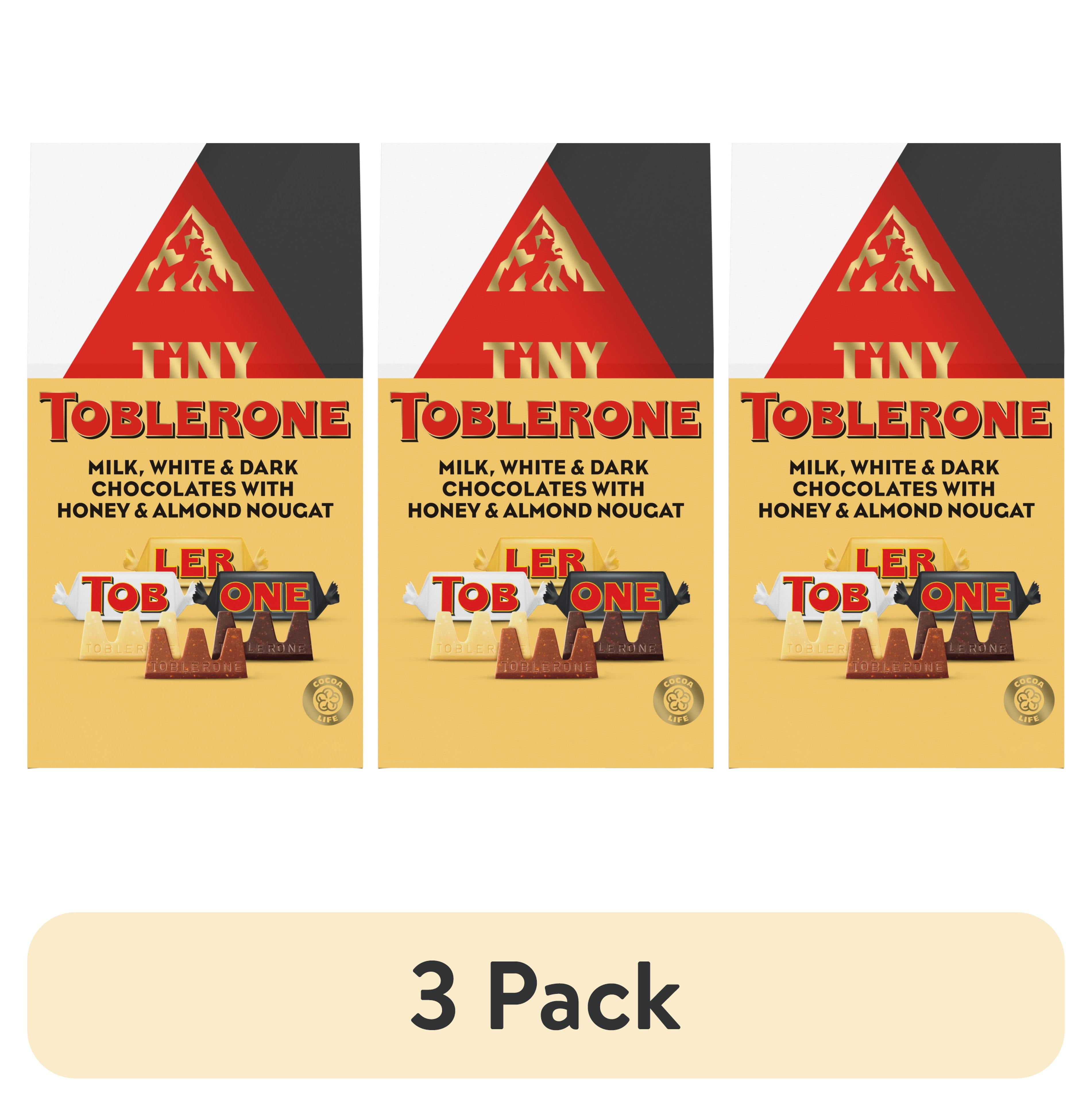 (3 pack) TOBLERONE Tiny Assorted Chocolate Bars Variety Pack (Milk ...