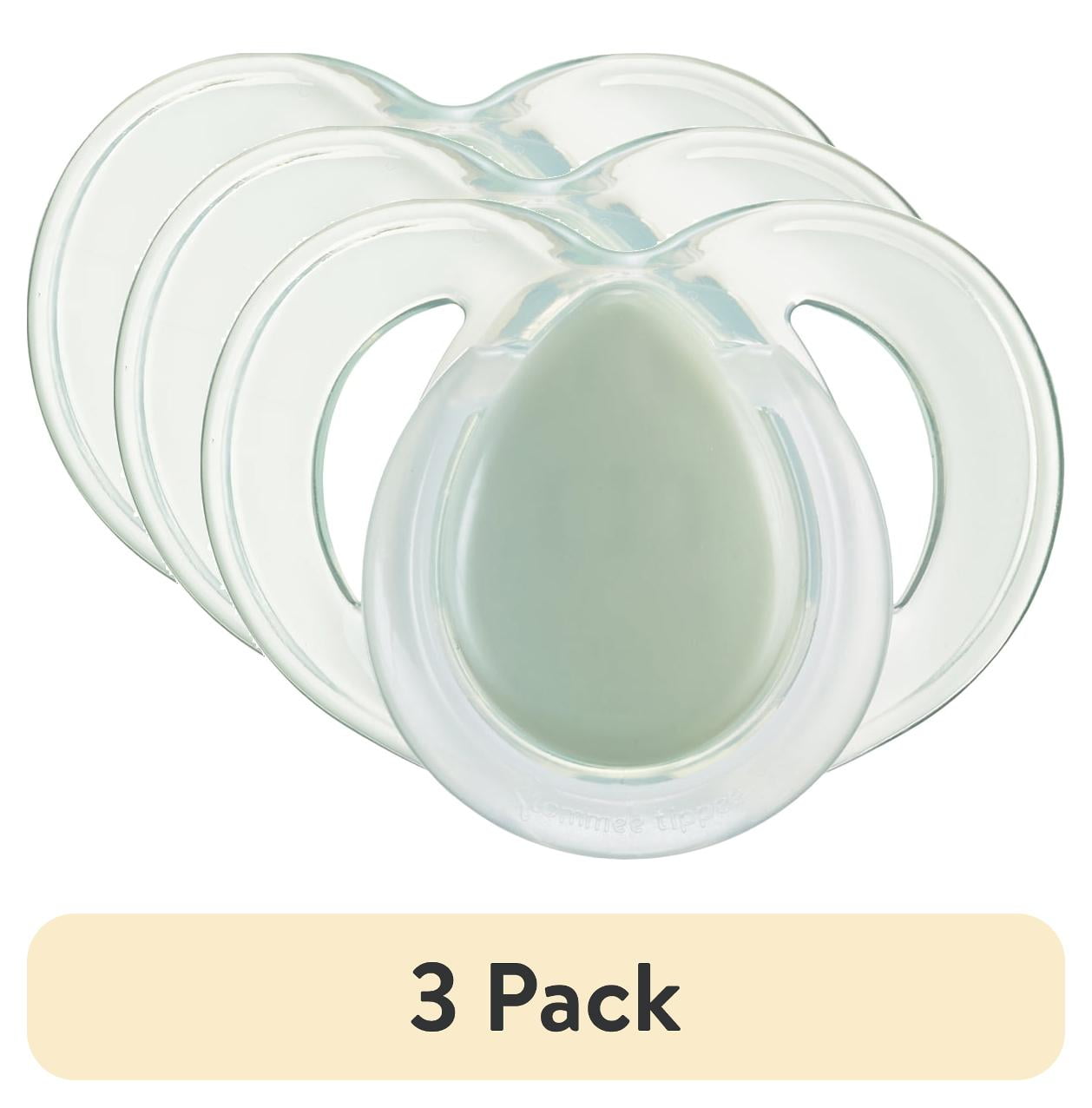 (3 pack) Tommee Tippee Night Time Glow in the Dark Pacifiers | 6-18 ...