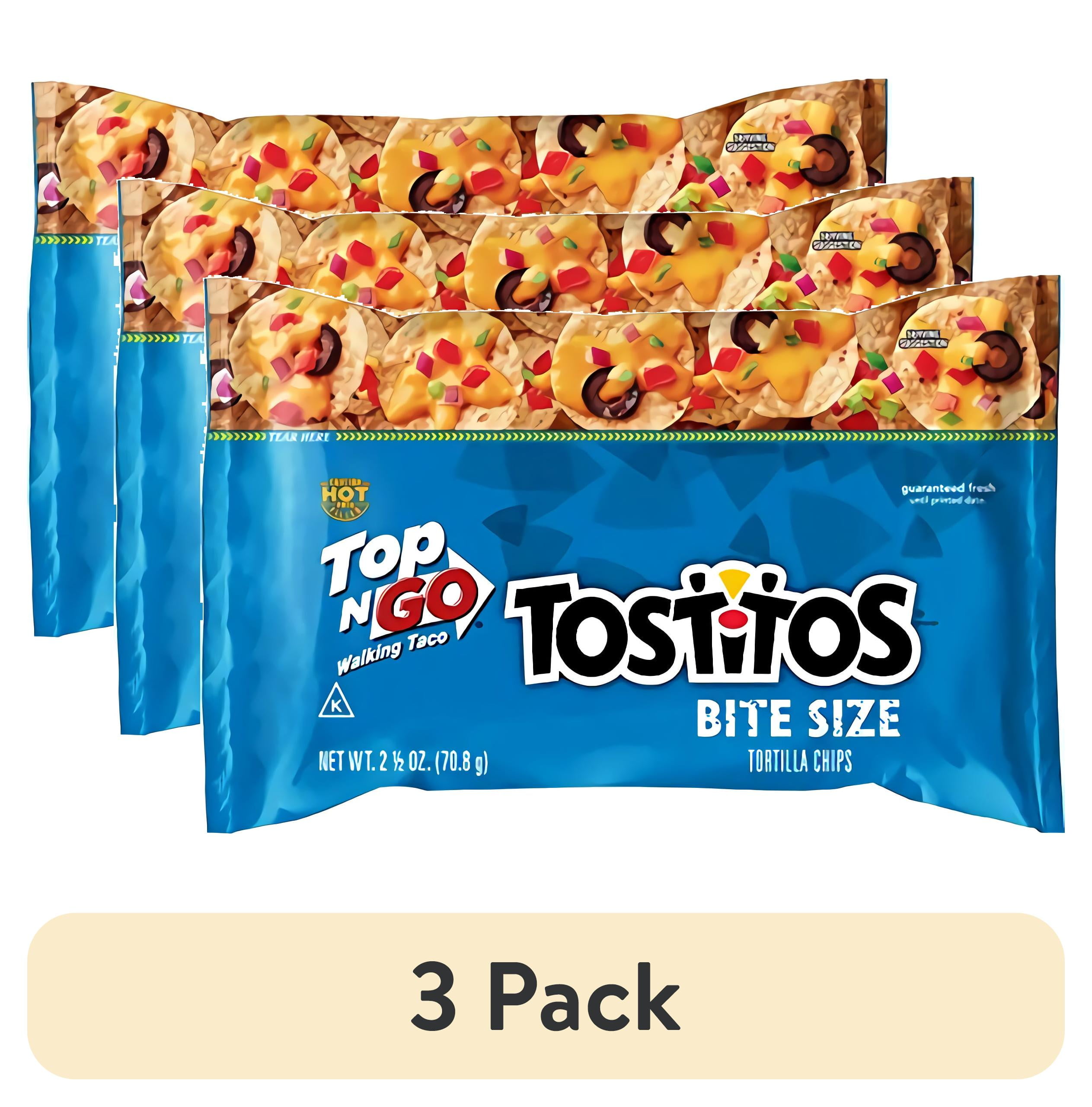 (3 pack) Tostitos Bite Size Walking Taco Tortilla Chips, 2.5 Ounce ...