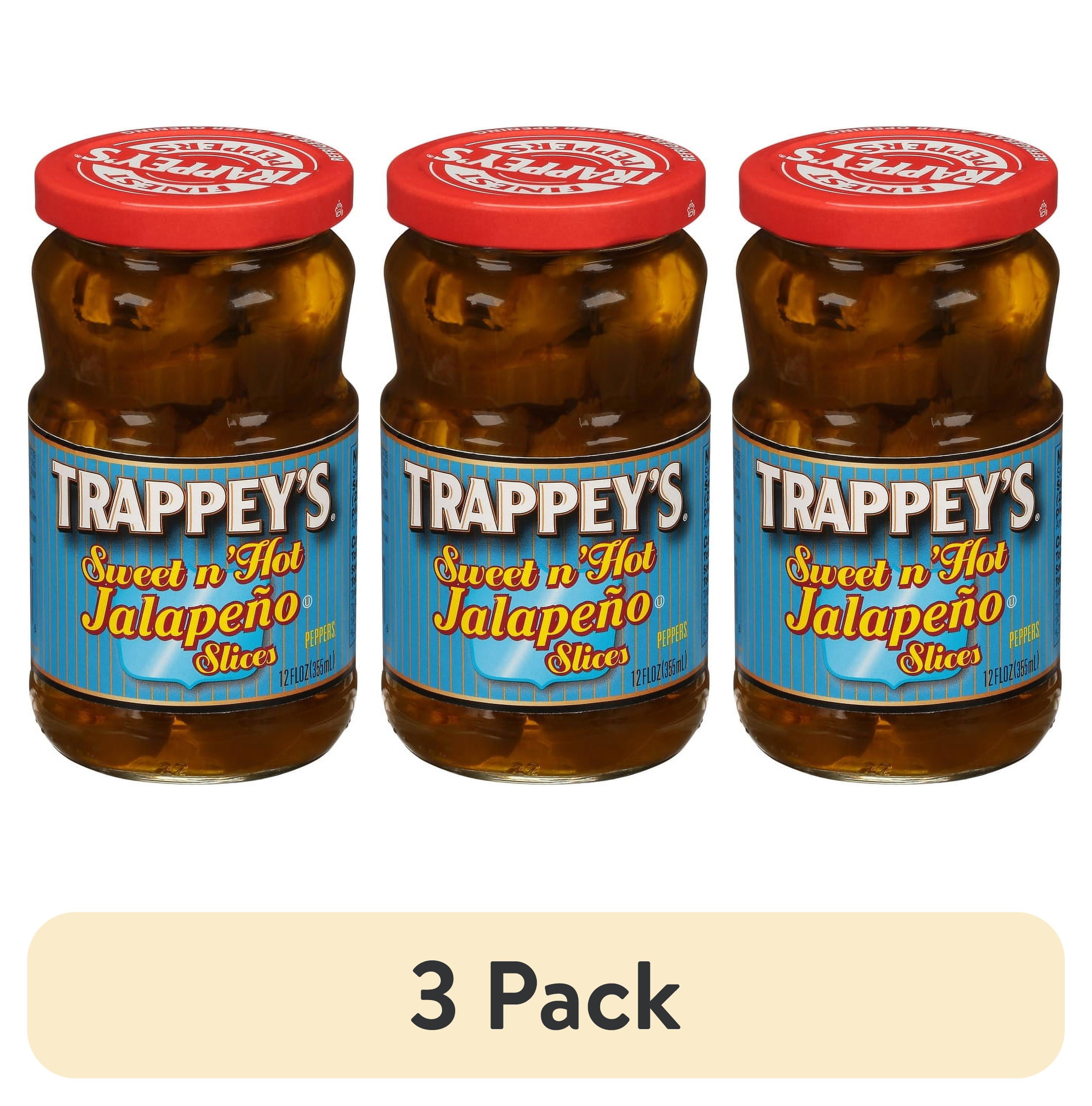 (3 pack) Trappey's Sweet N' Hot Jalapeño Slices, 12 fl oz - Walmart.com