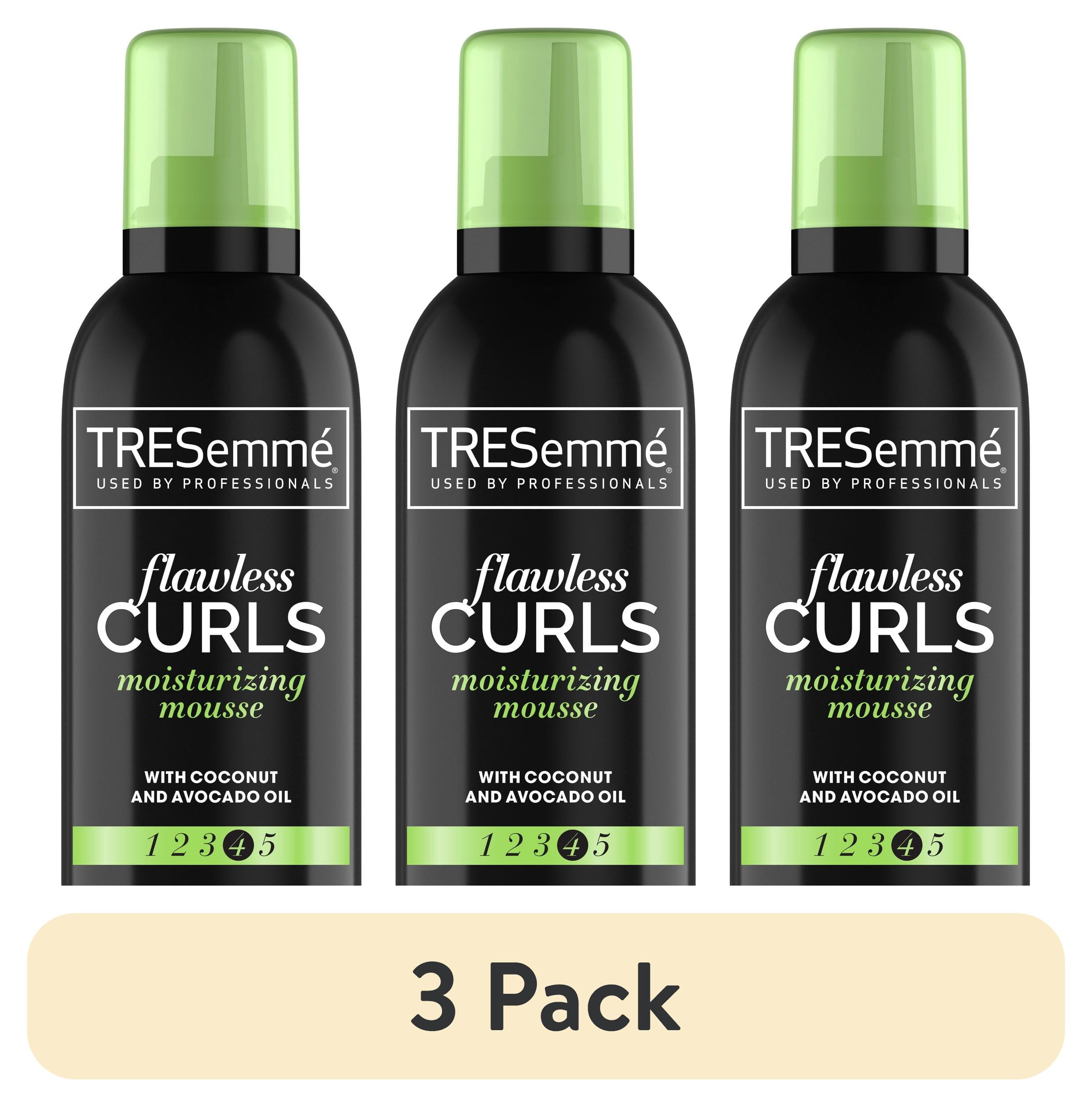 (3 pack) TRESemmé Bouncy Curls Mousse with 24H Control & Definition, 15 ...